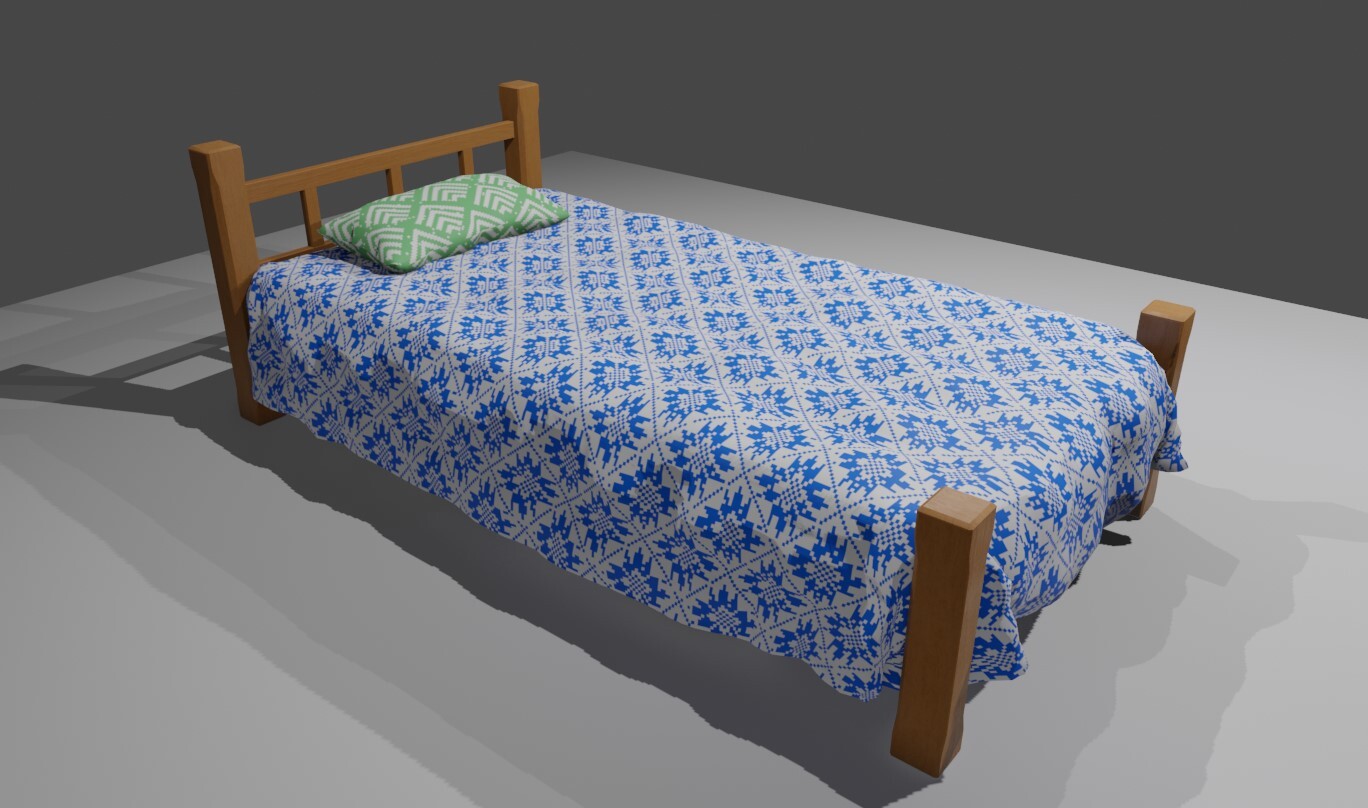 ArtStation - Single Bed