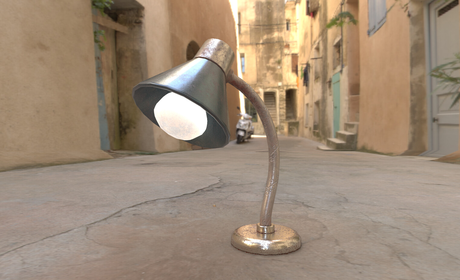 ArtStation - Lamp texturing