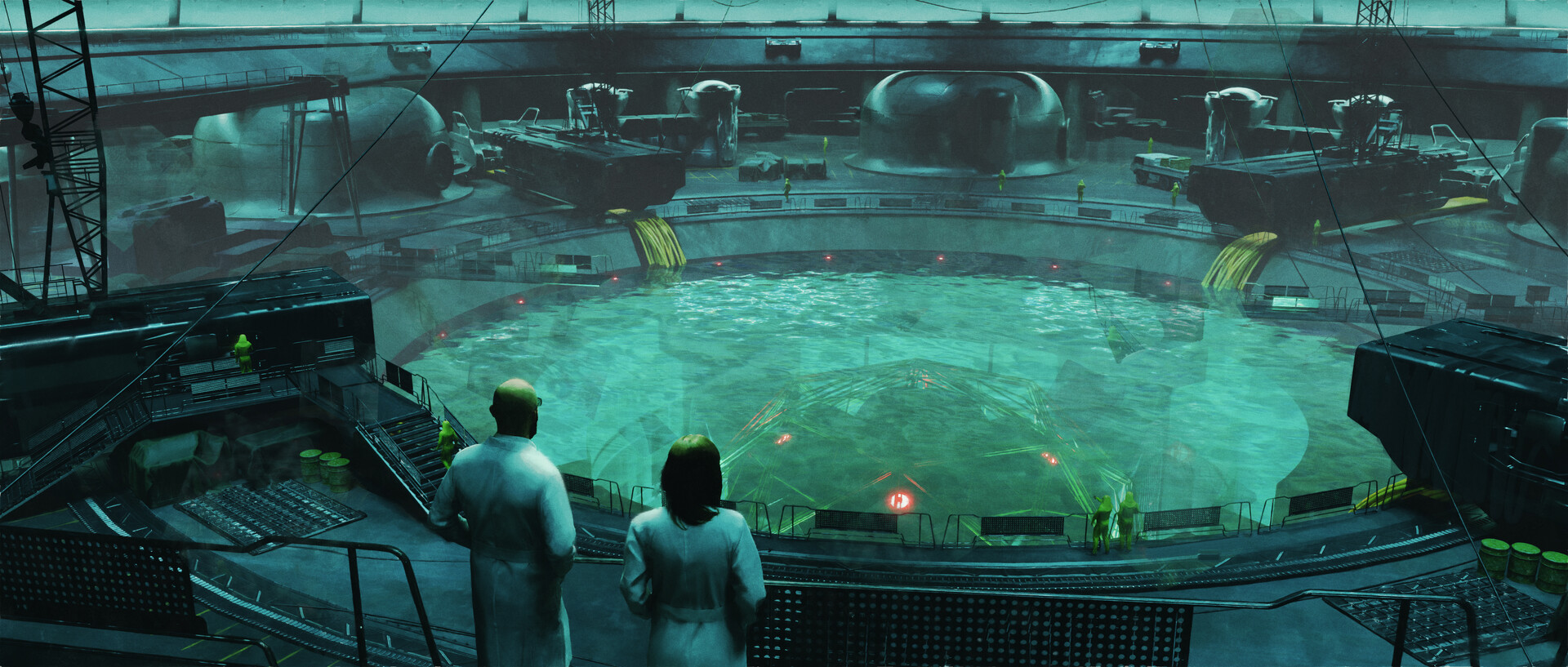 Gabriel Jiménez- Concept Art - Main Reactor Room