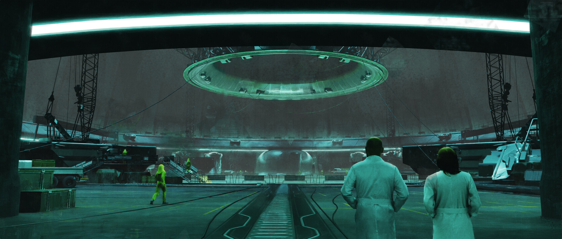 Gabriel Jiménez- Concept Art - Main Reactor Room