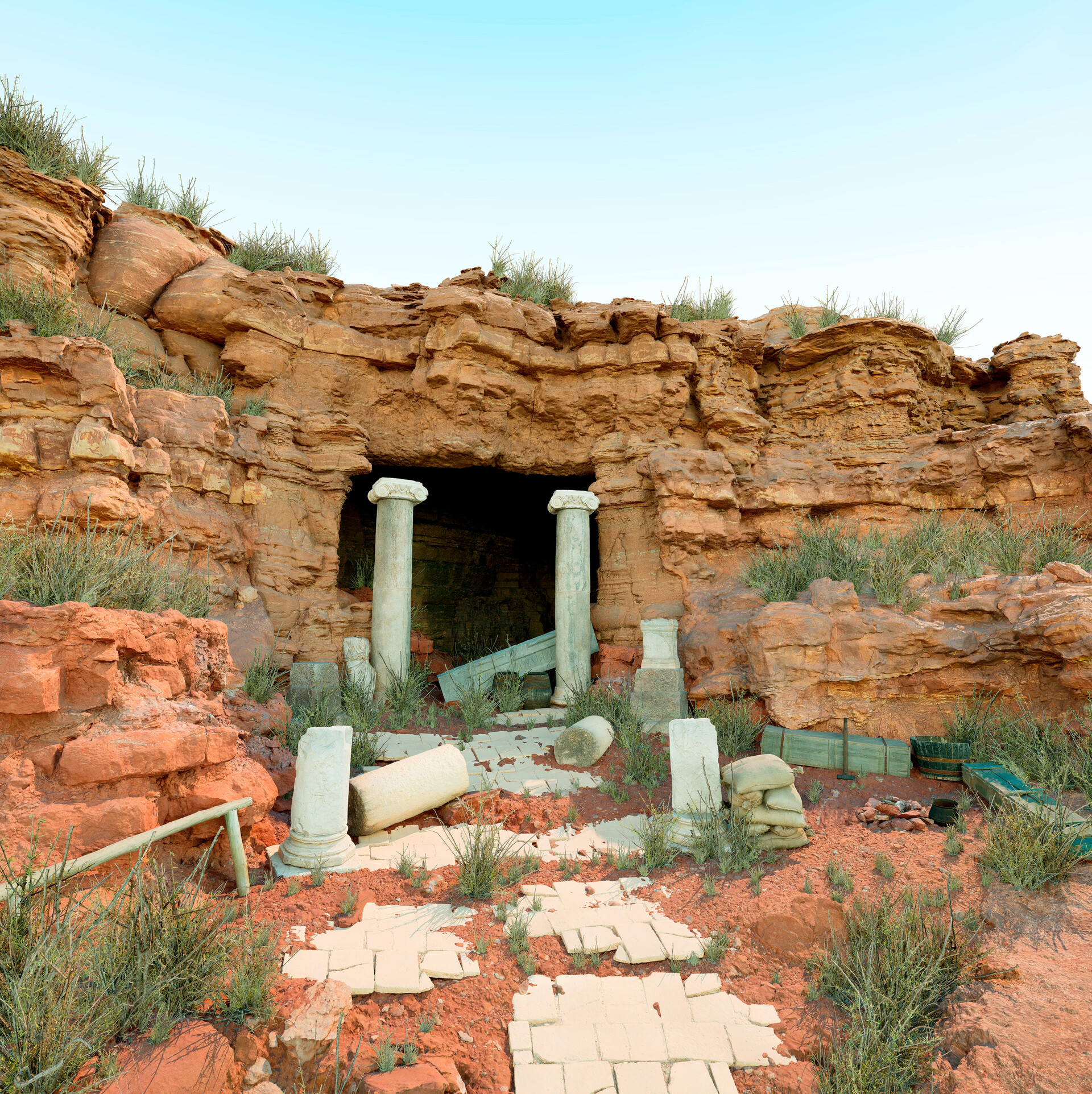 ArtStation - Ruins in the sand