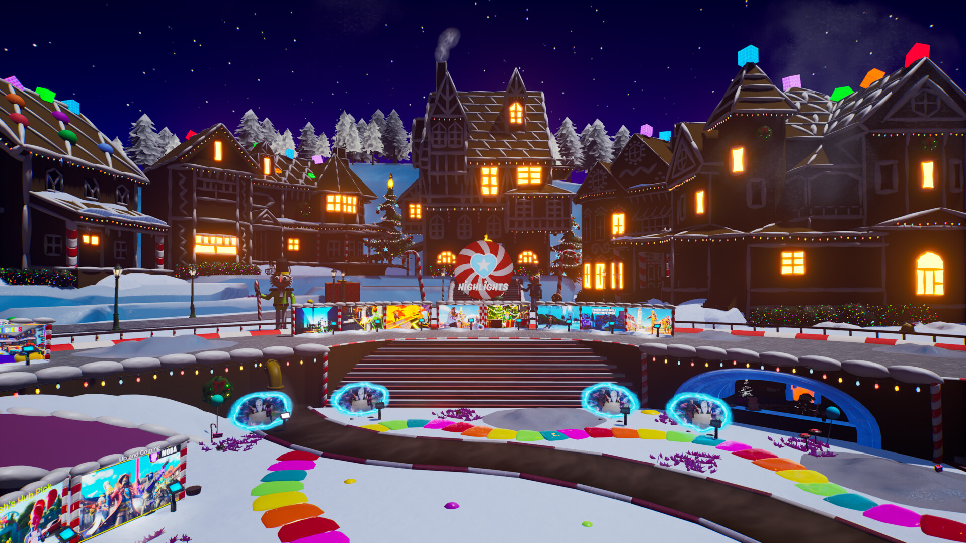 ArtStation - The Candy Wonderland Hub | Gingerbread Tavern