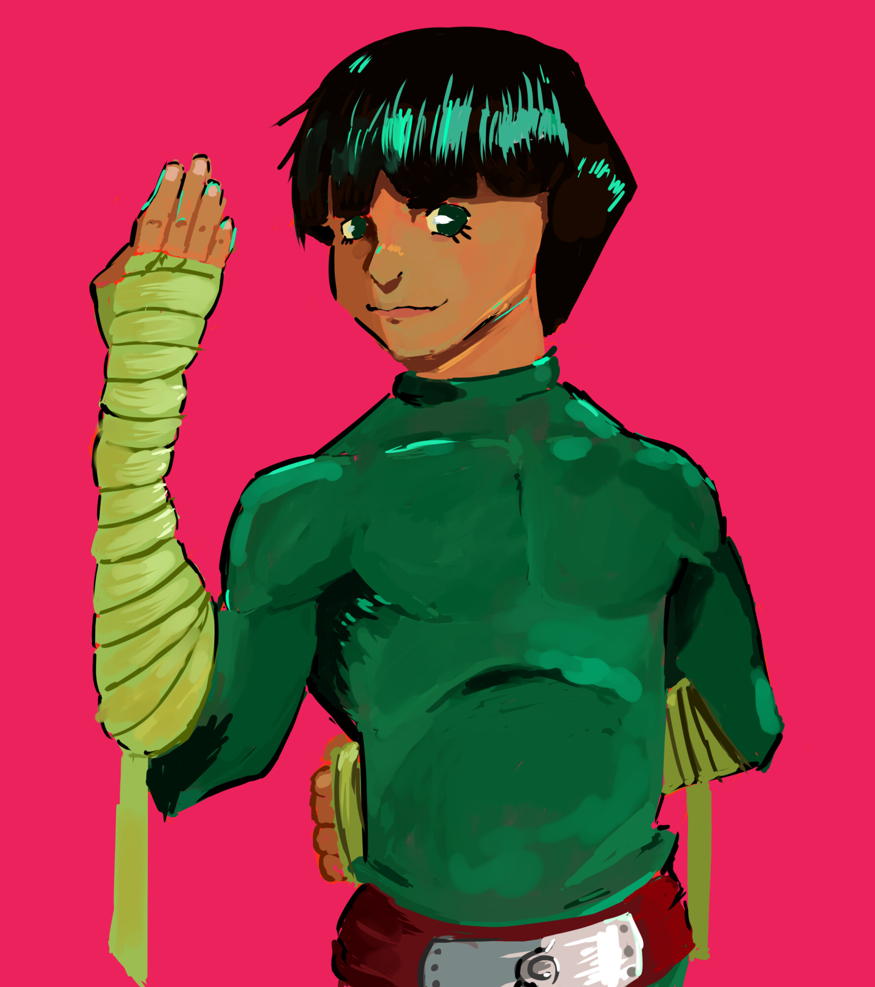 ArtStation - Rock Lee