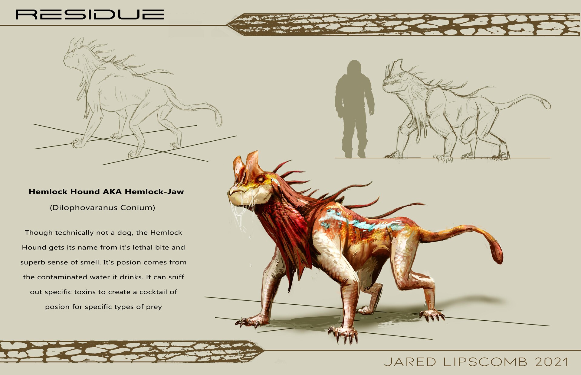 ArtStation - Hemlock Hound AKA Hemlock-Jaw