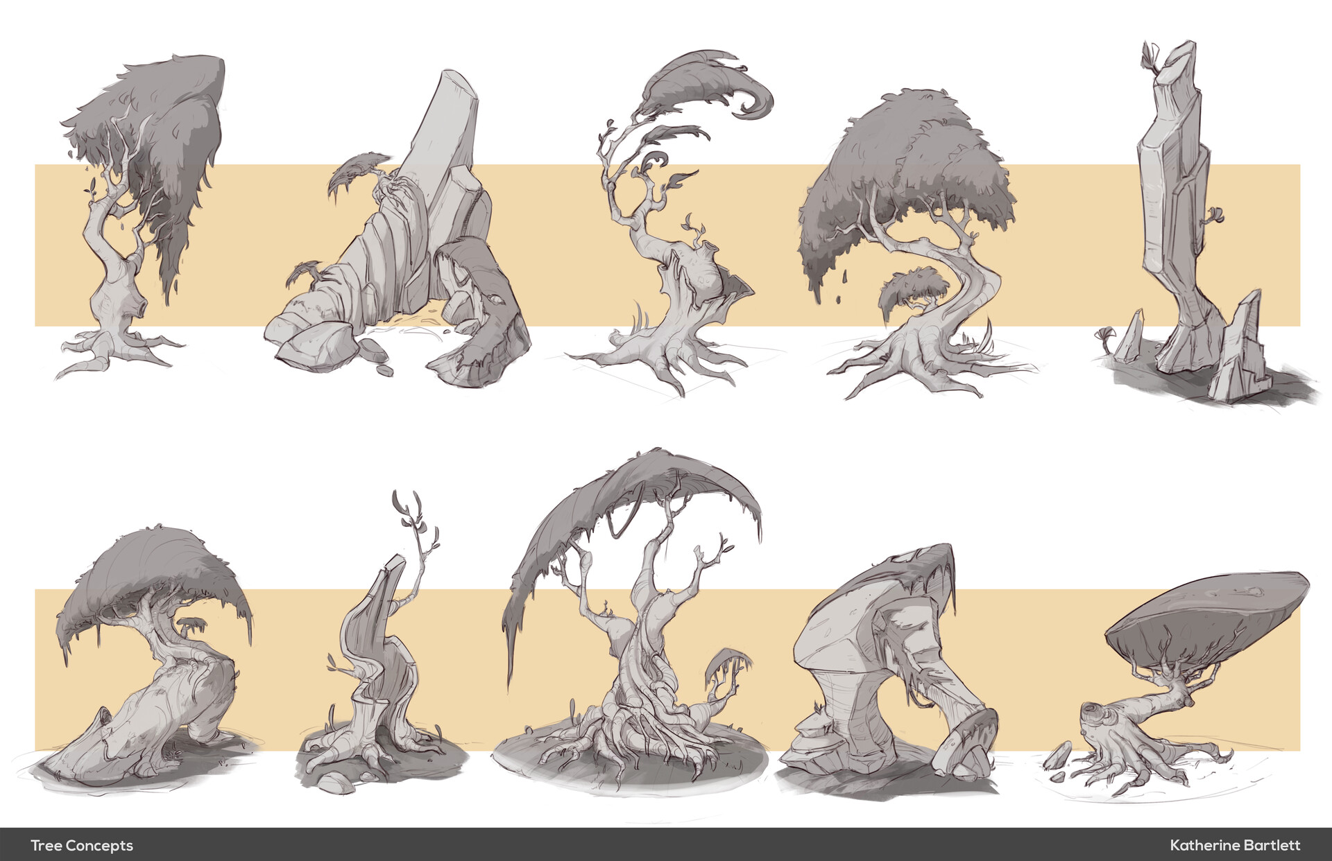 ArtStation - Tree Concept Art