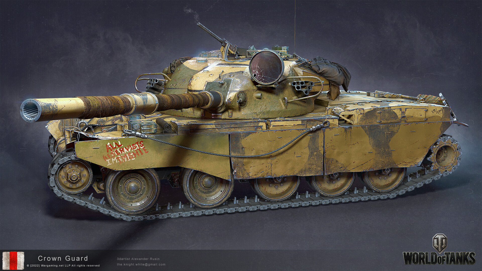 3D Style “Crown Guard” for the T95/FV4201 Chieftain by Alexandr Rusin — ProUser.Me