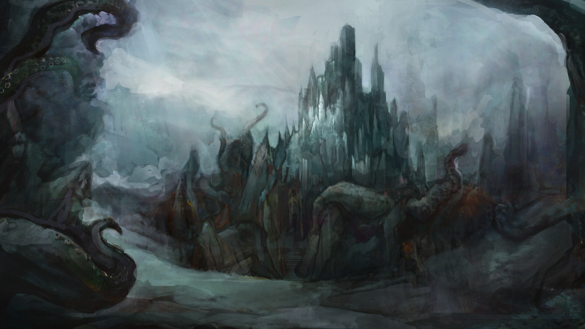 R'Lyeh. Cthulhu's City by Anton Prusov : r/ImaginaryNecronomicon