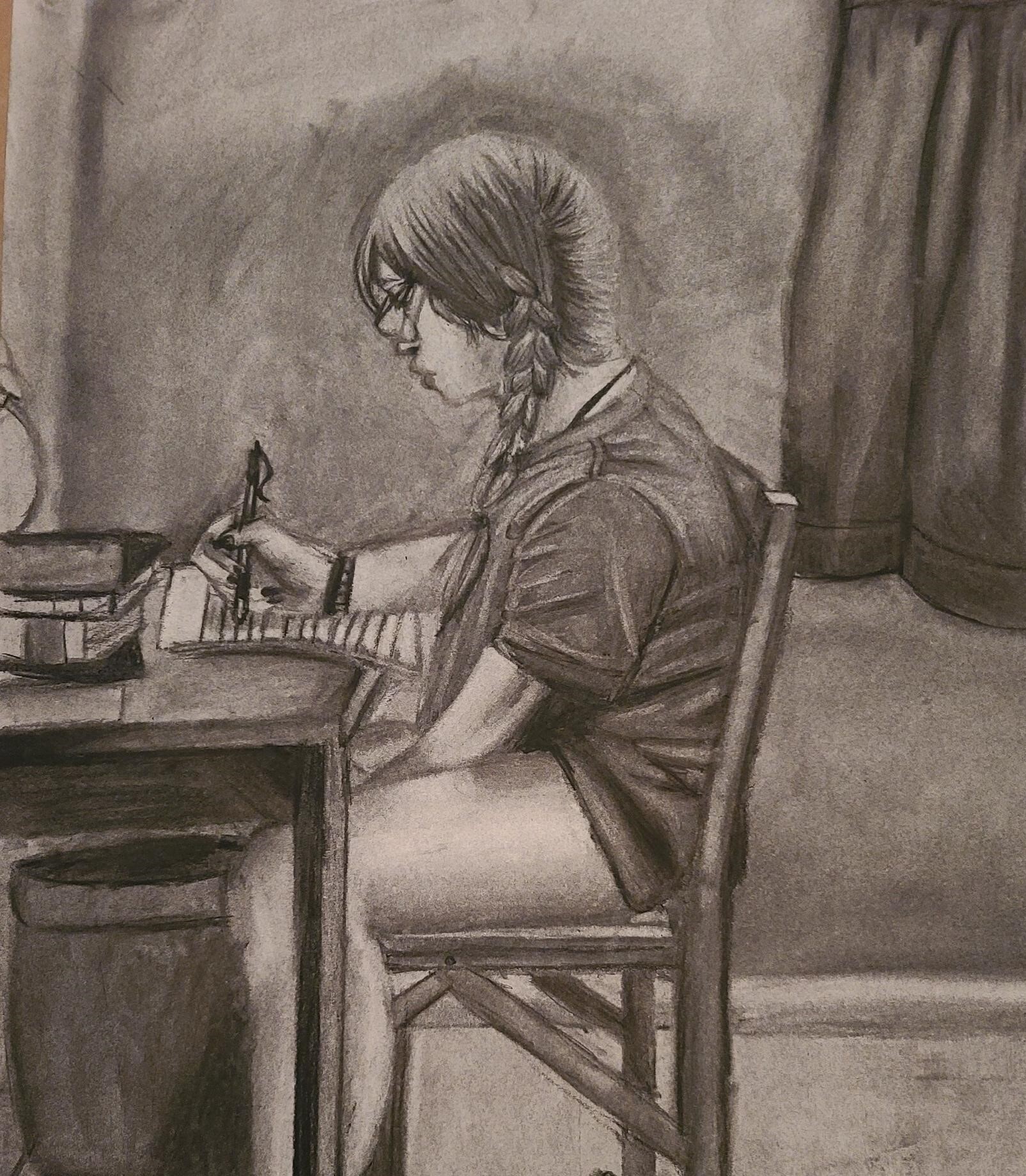 ArtStation - Sister Life Drawing Study 2020