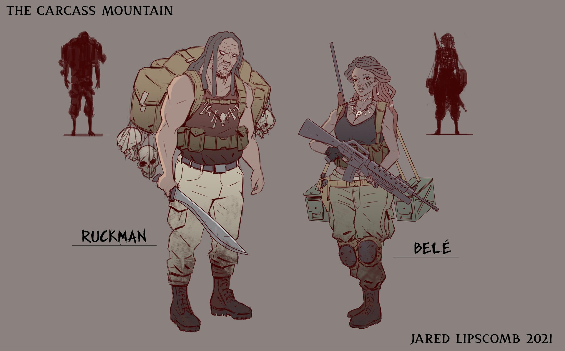 ArtStation - The Carcass Mountain Zombie Hunters