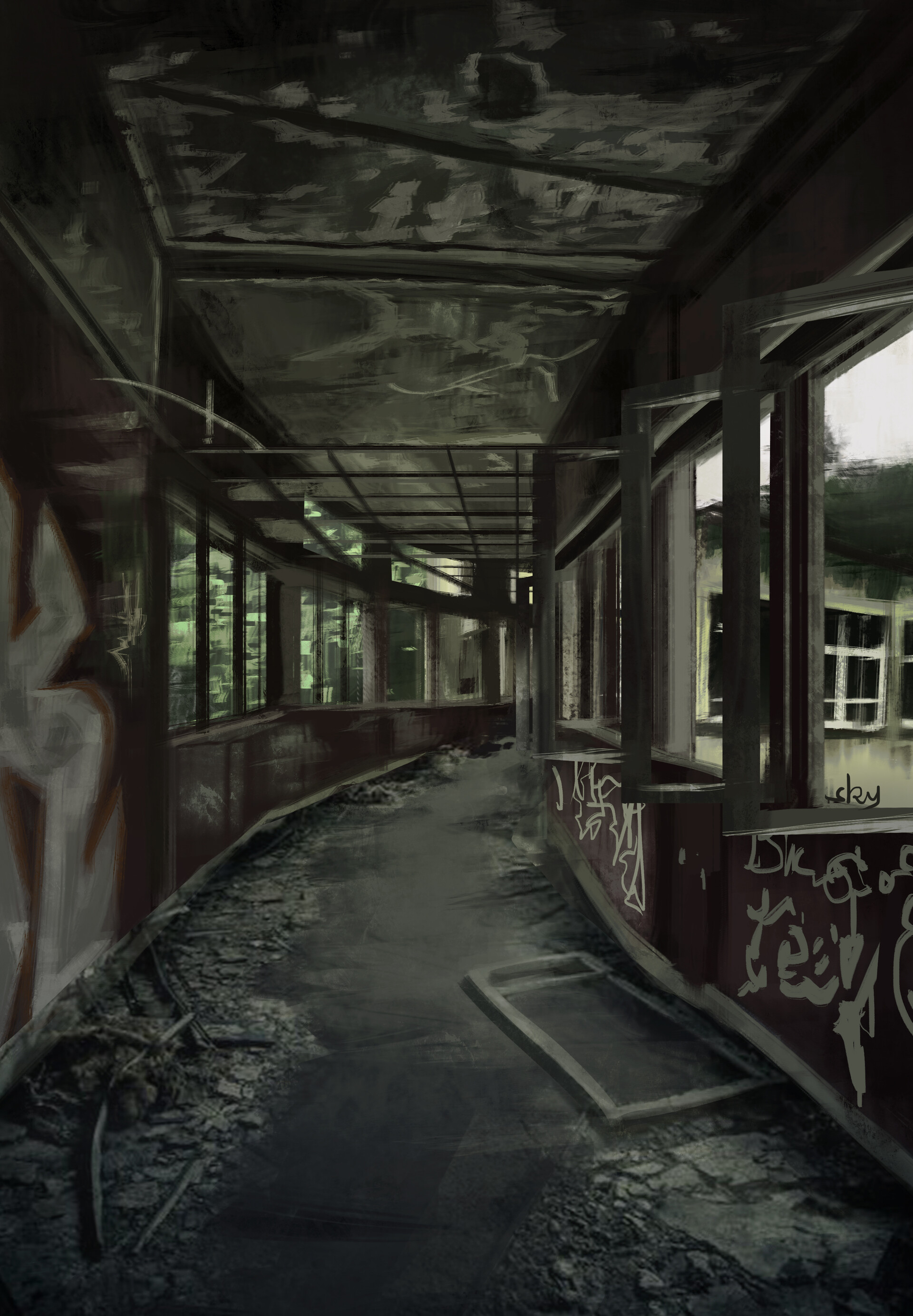 ArtStation - I hate drawing windows…… so much ;)