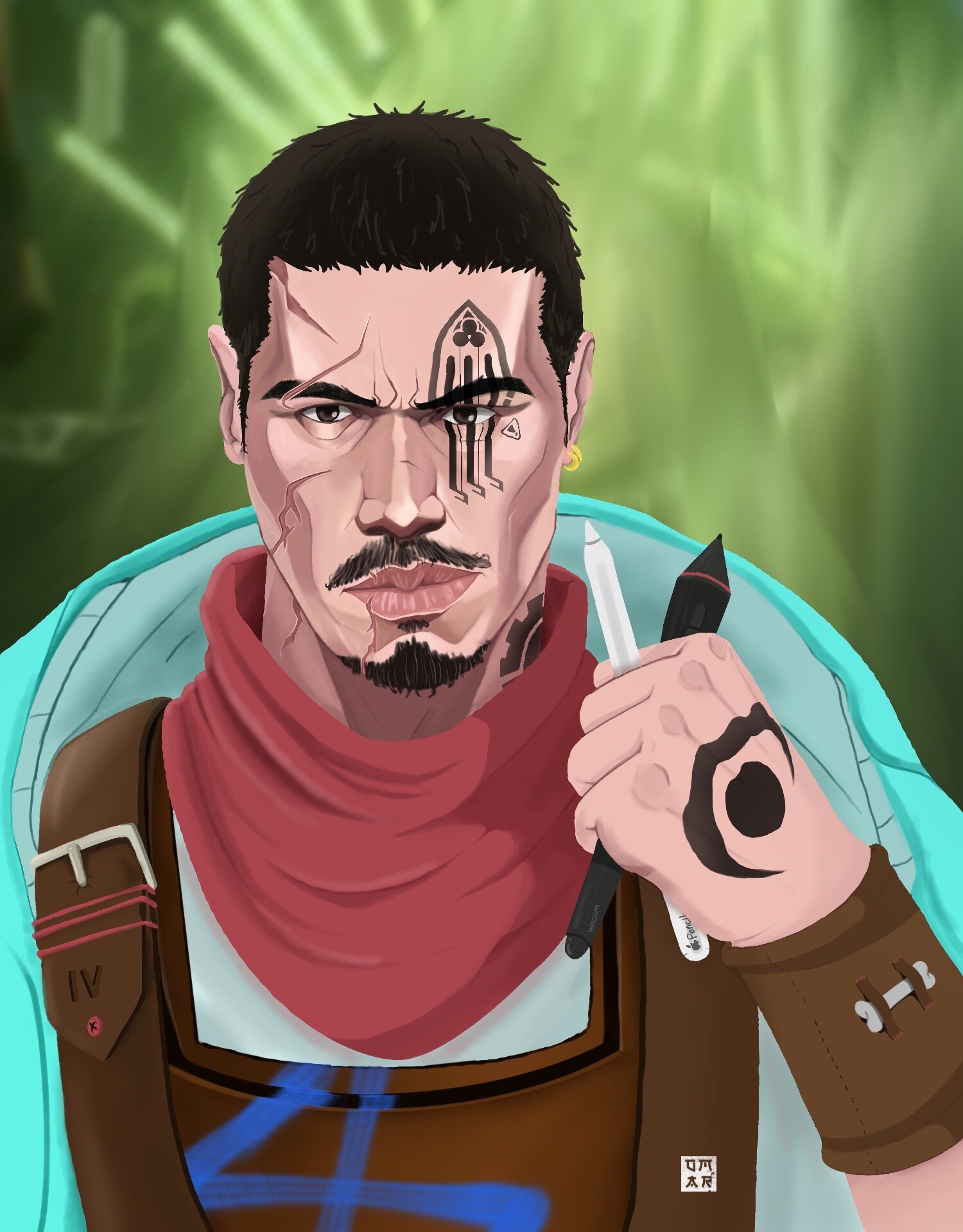 ArtStation - Self-portrait as arcane style