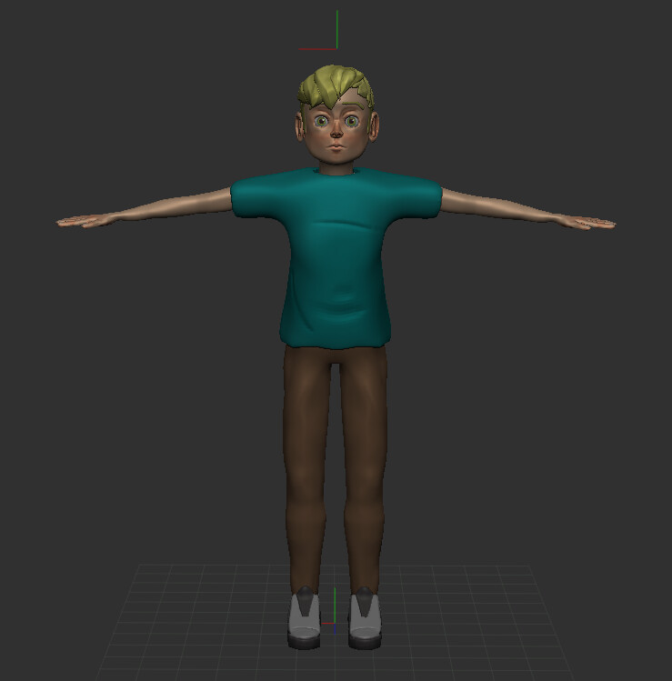 ArtStation - 3D boy model