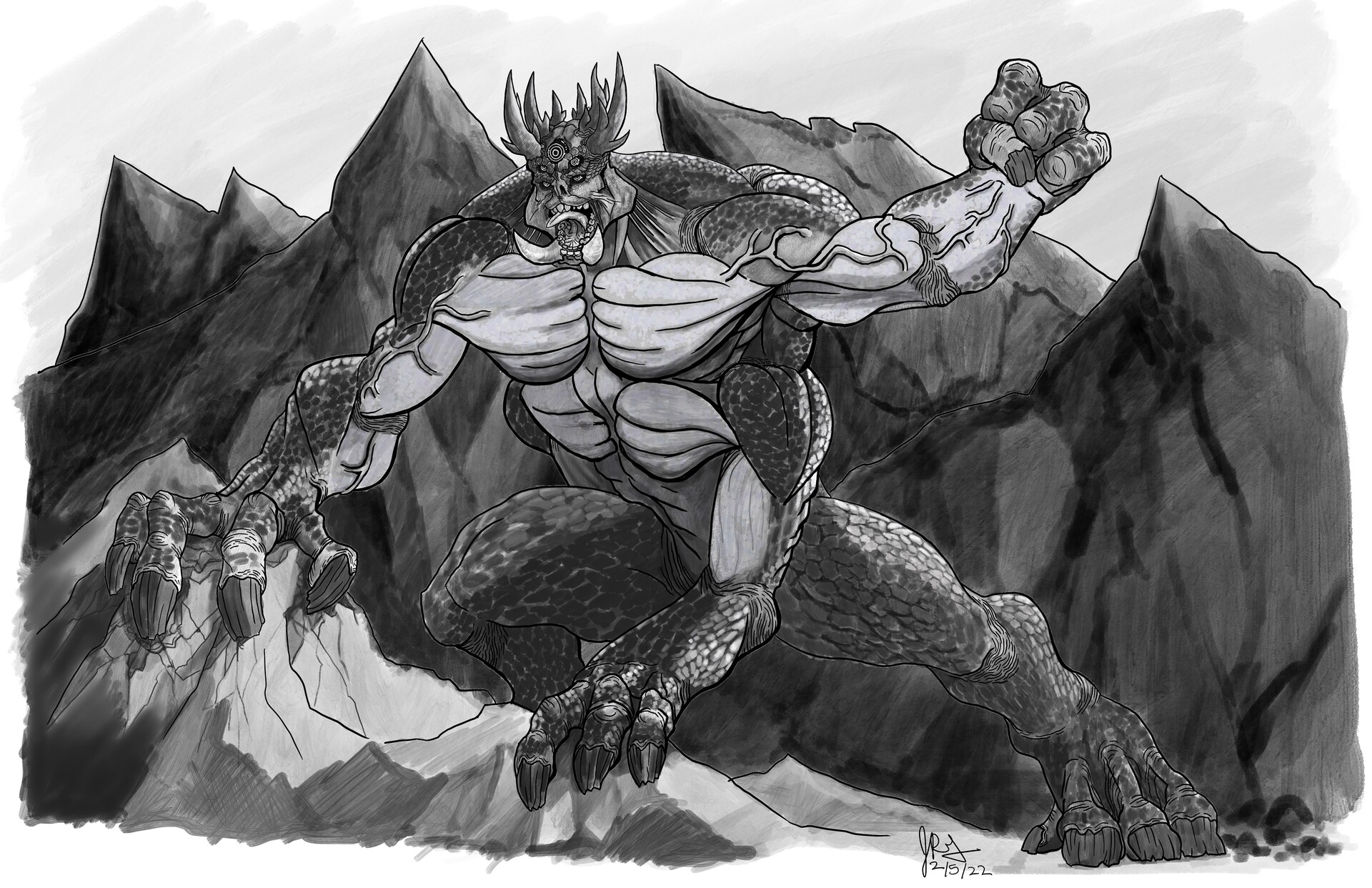 ArtStation - Mountain Beast