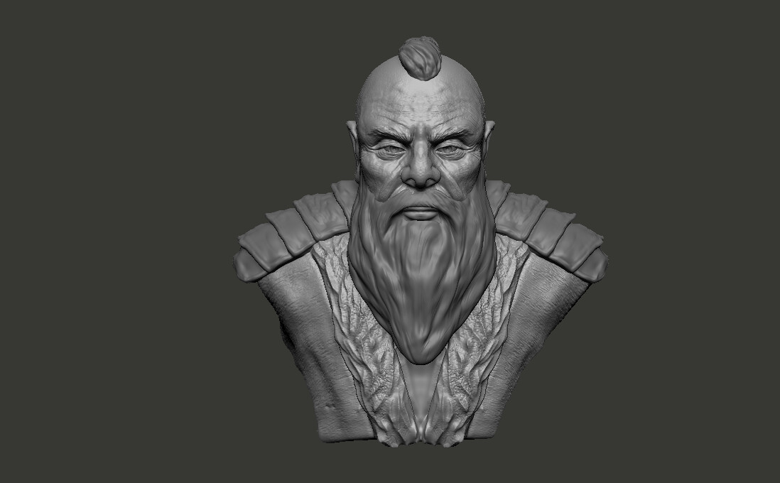 ArtStation - DWARF STATUE