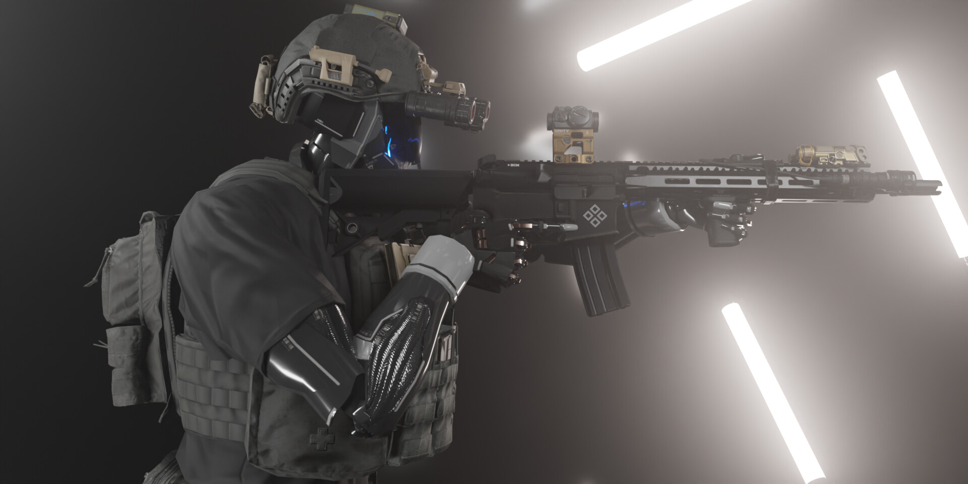 ArtStation - Bravo Company Manufacturing Rifle