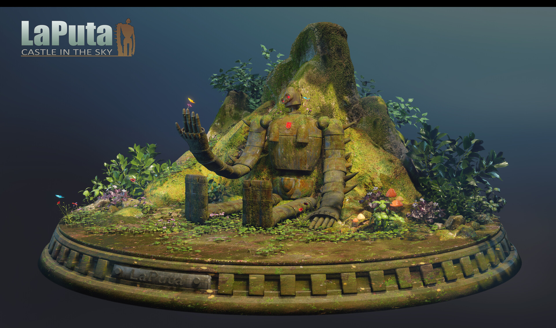 zhang hui - LaPuta Robot—拉普达的机器人Fanart