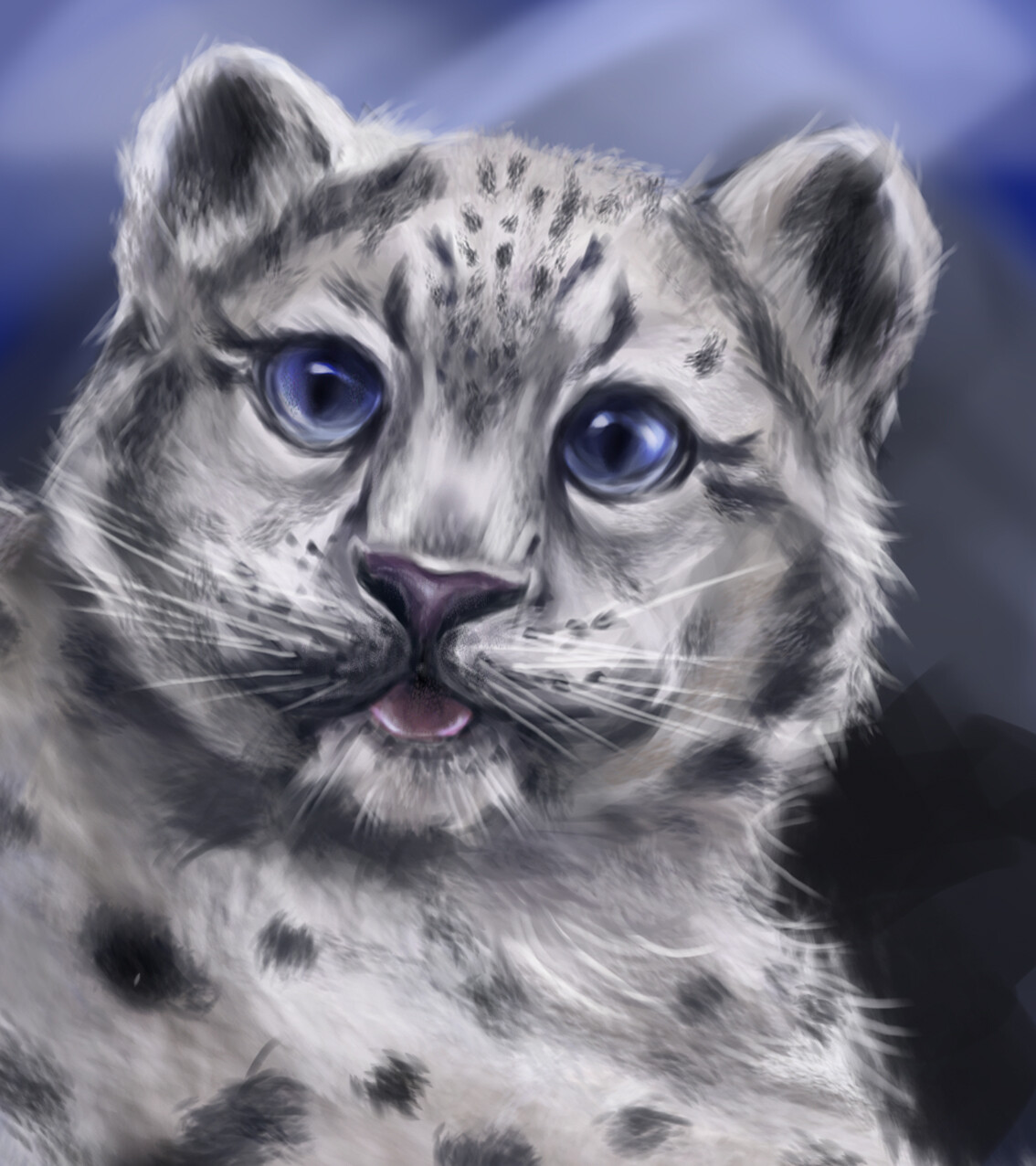ArtStation - Lil Snow Leopard