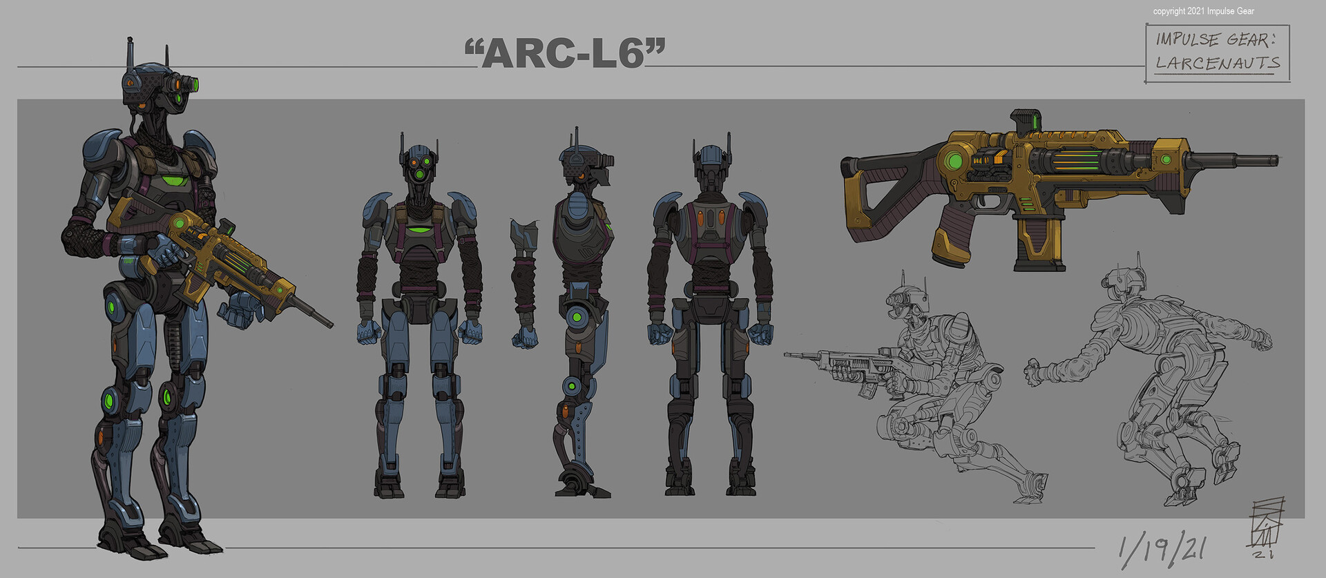 ArtStation - Larcenauts: ARC-L6