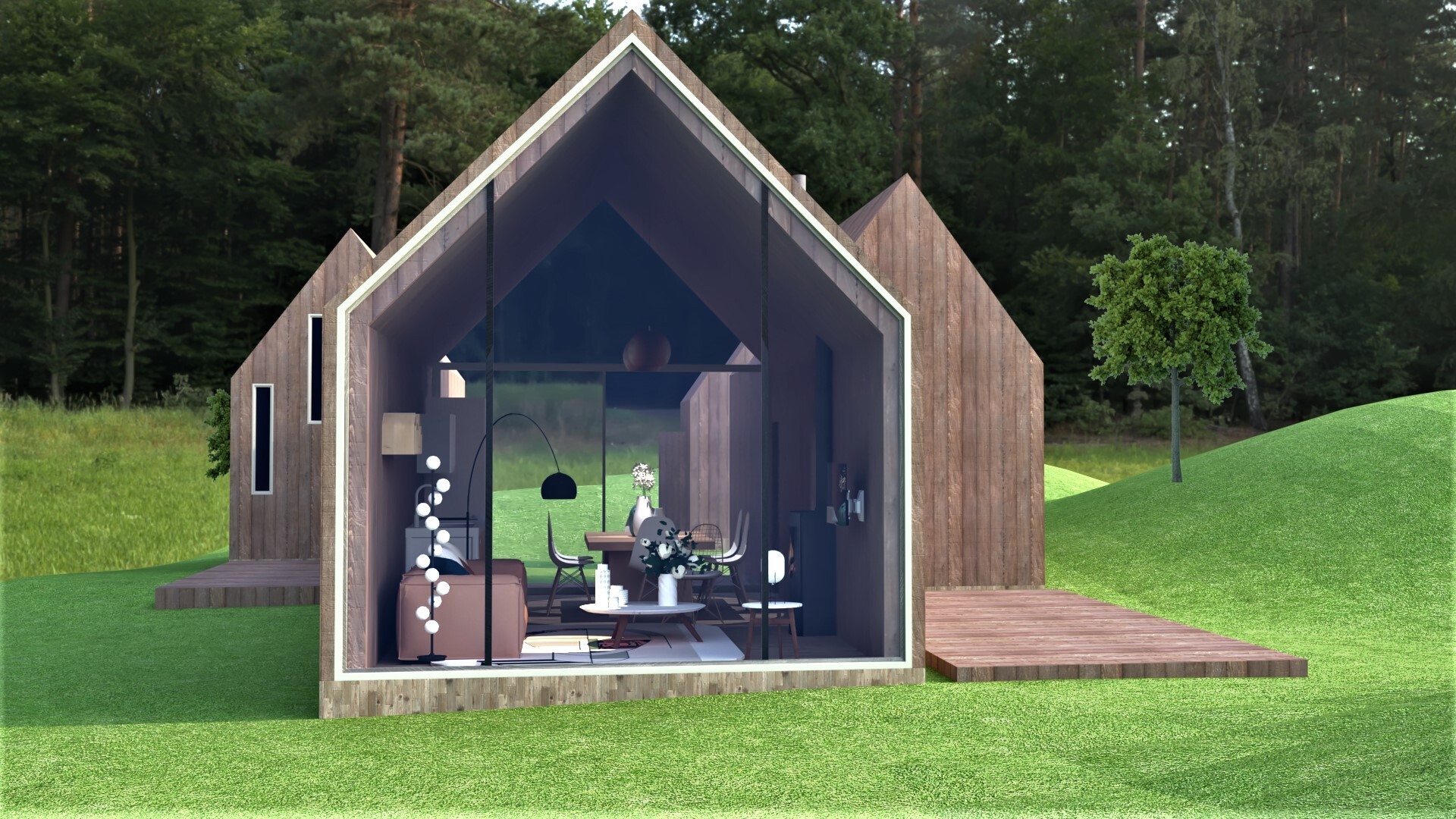 ArtStation - Cabañas Micro Cluster