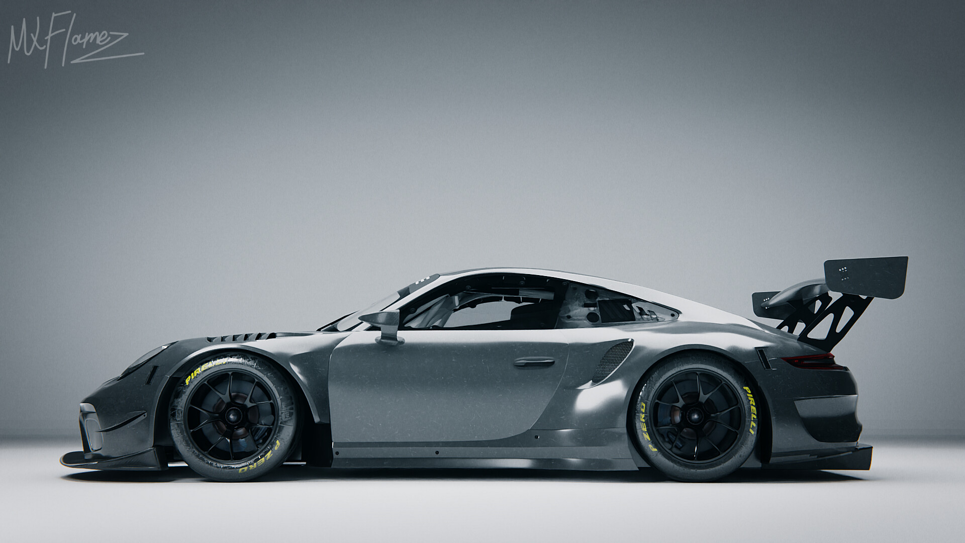 ArtStation - Porsche 911 GT3 R Studio Render