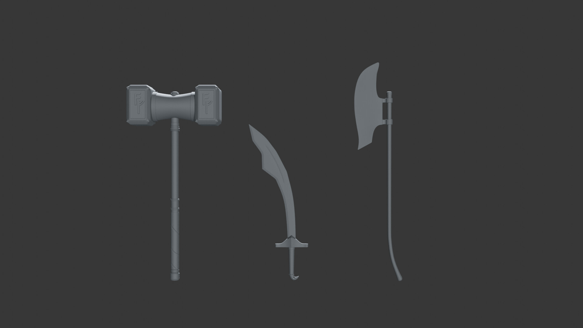 ArtStation - Simple weapons