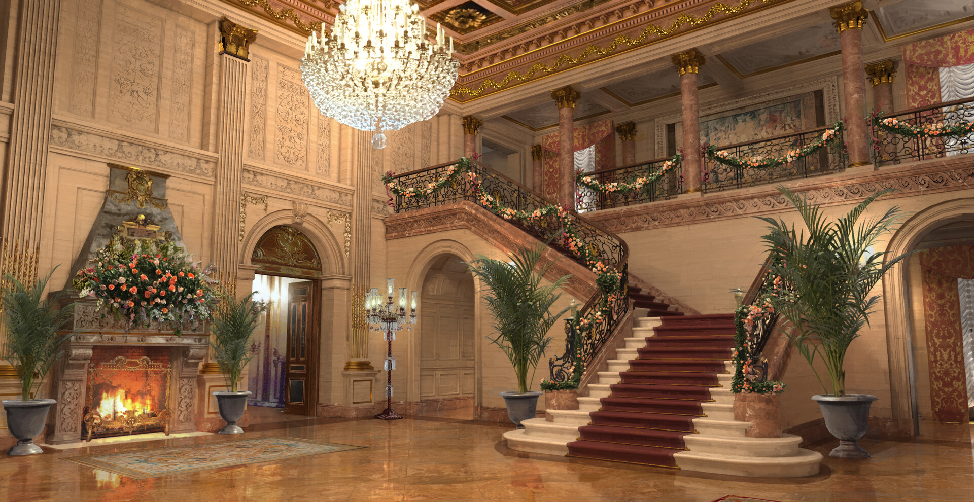 Matthew J. Sama - The Gilded Age - The Russel House - Main Hall