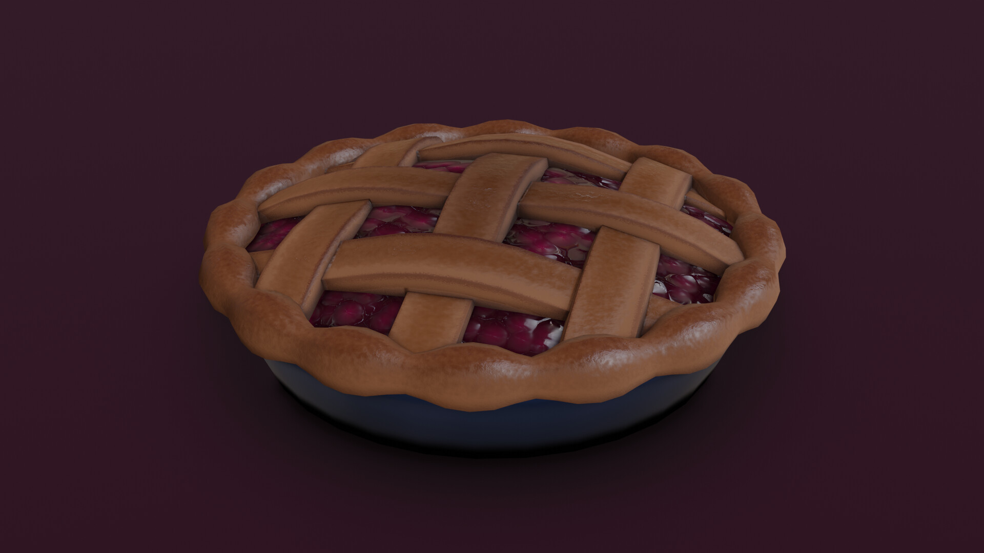 ArtStation - Stylized Pie 3D Model