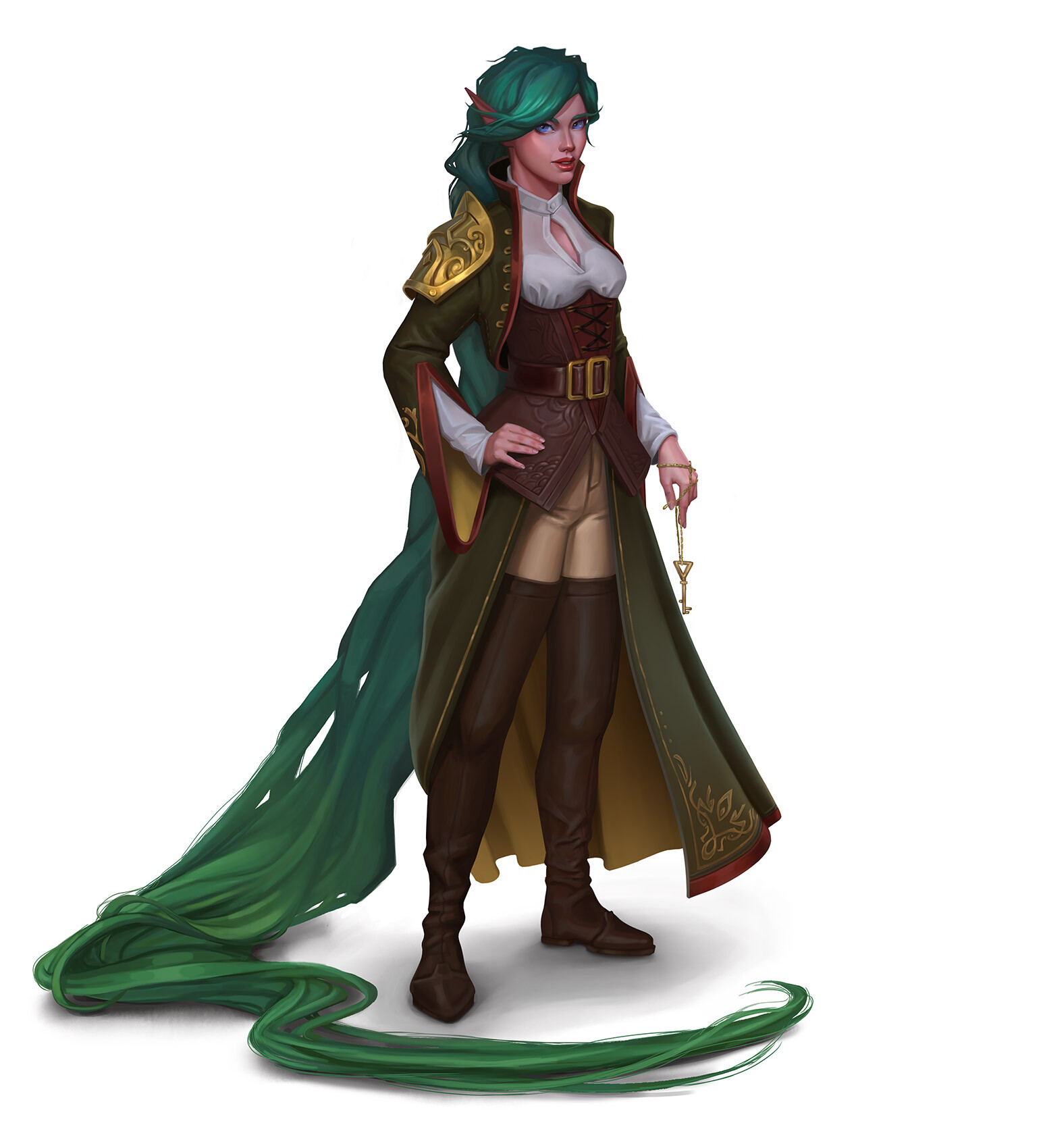 ArtStation - Elven Adventurer