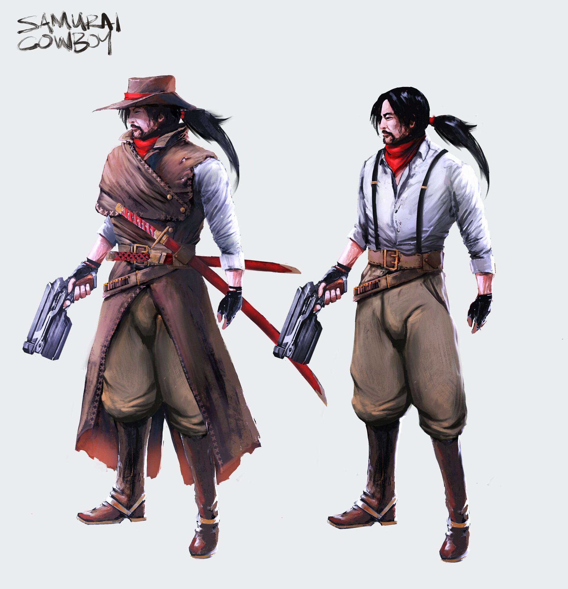 ArtStation - Samurai Cowboy