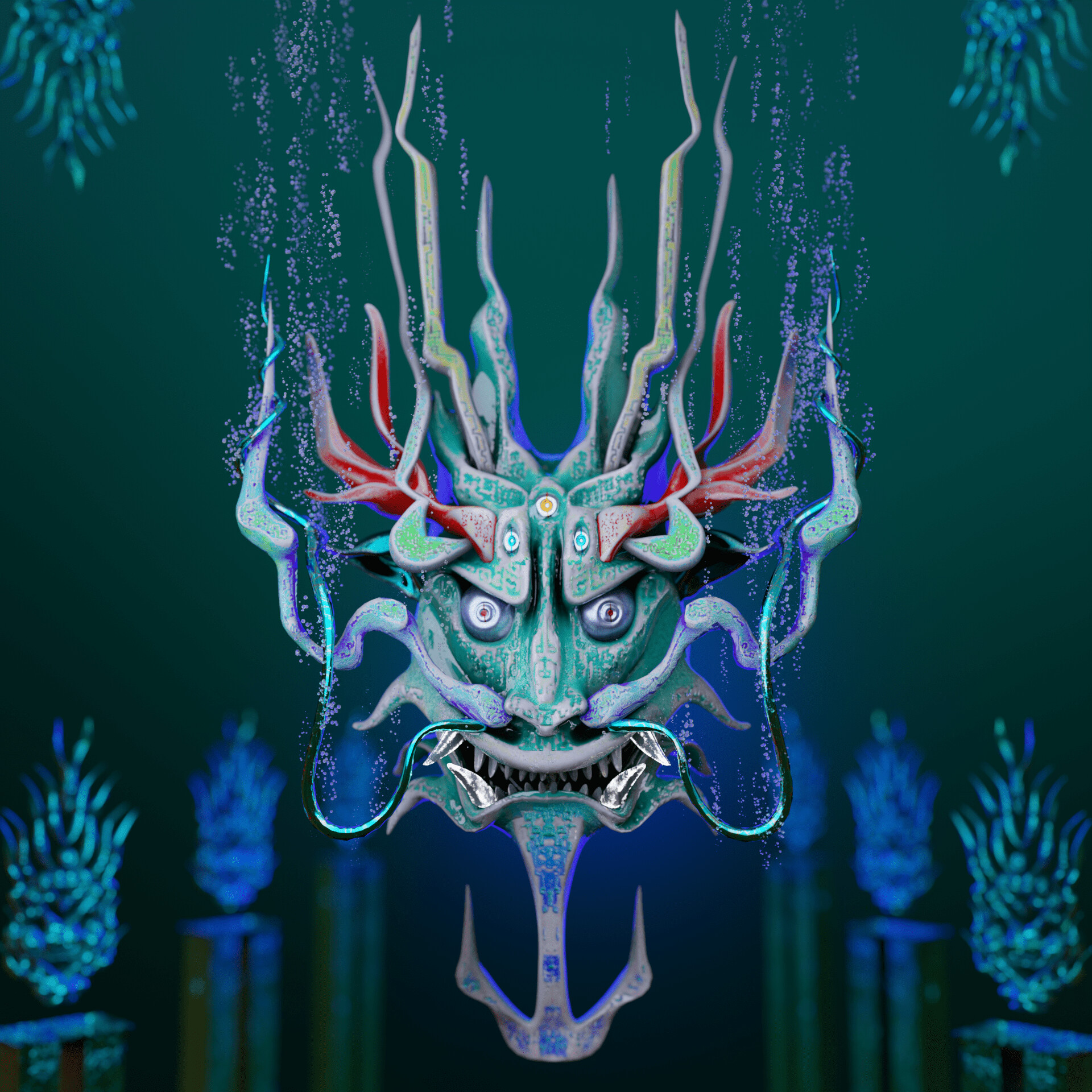 ArtStation - Dragon Mask