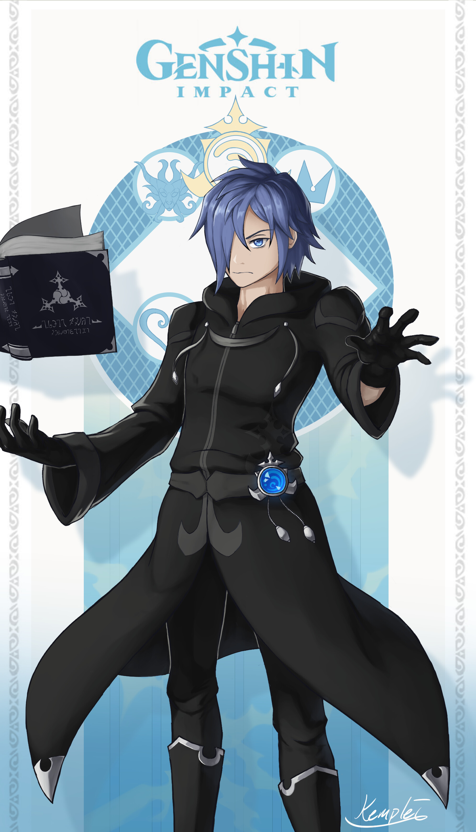 Zexion Kingdom Hearts Chibi