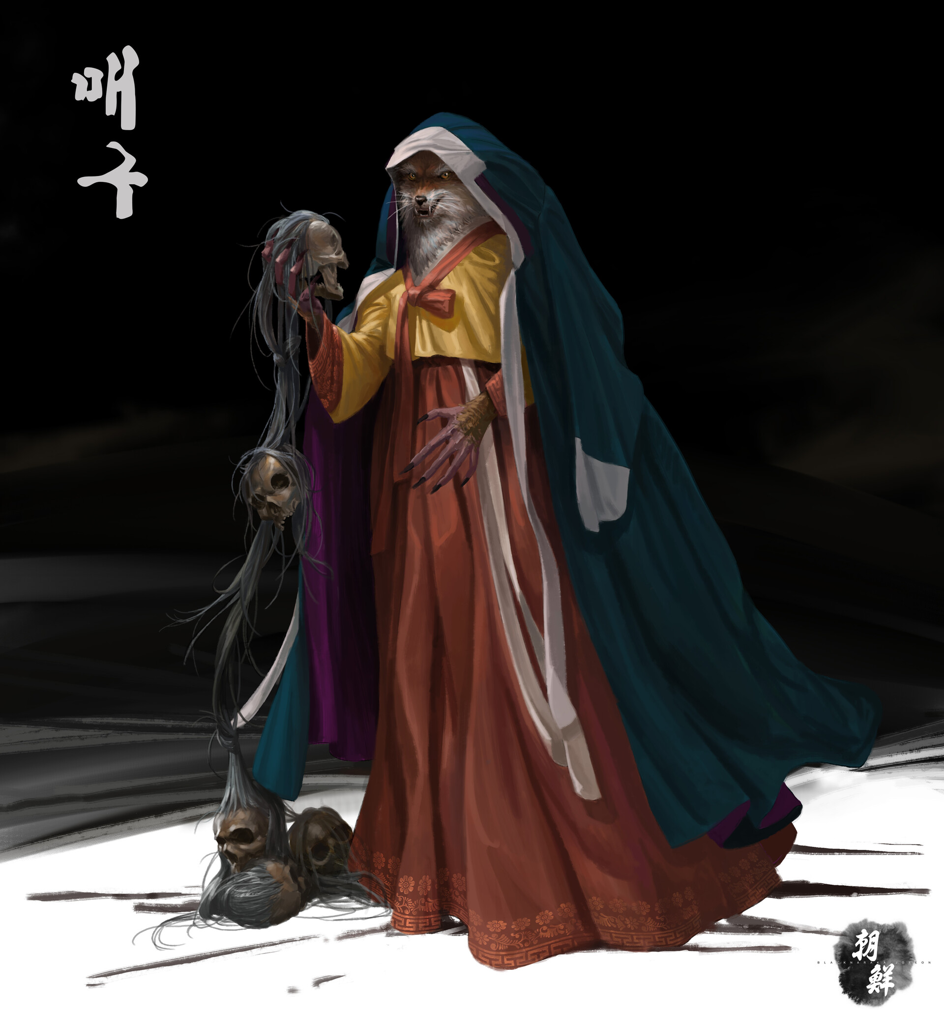 ArtStation - Maegu(1000 years-lived fox)