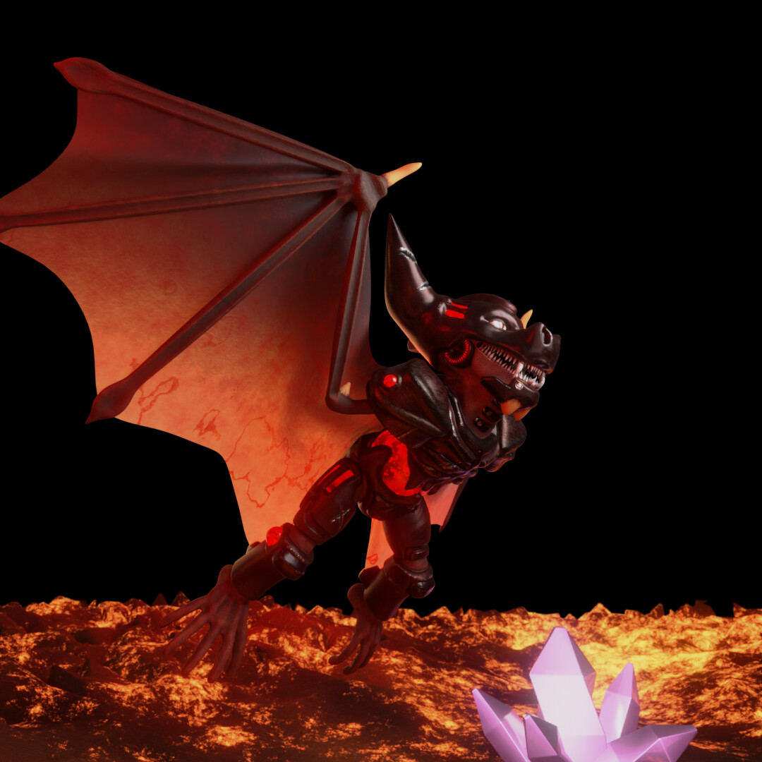 Ganang Aji Handoko - Kalong Api (Fire Elemental Bat)