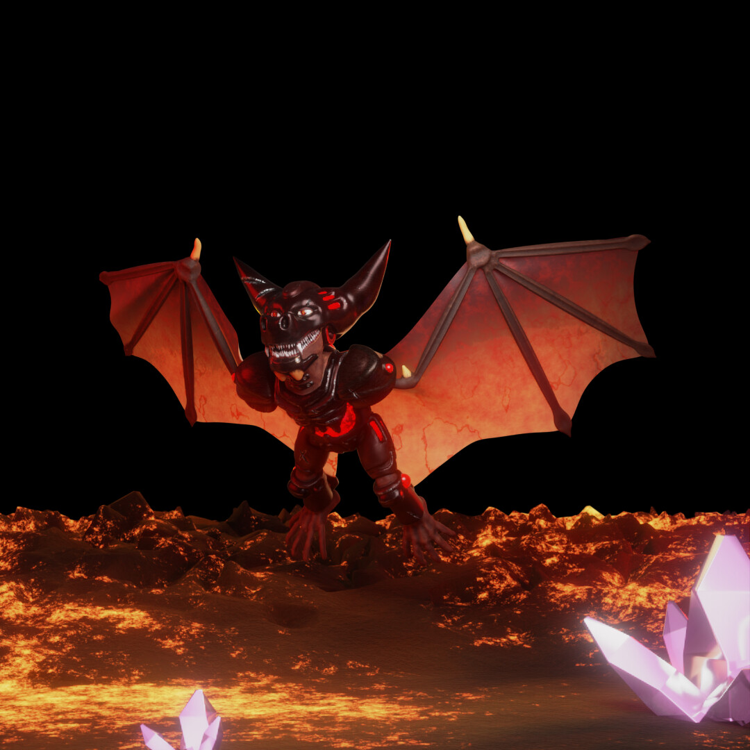 Ganang Aji Handoko - Kalong Api (Fire Elemental Bat)