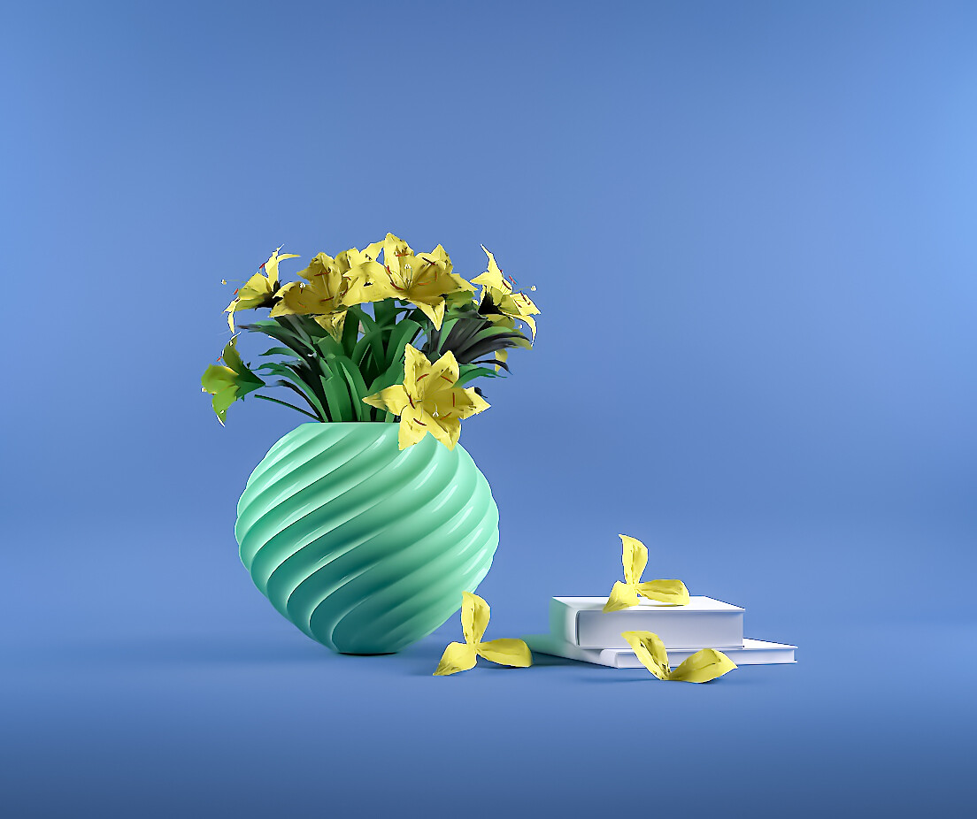 ArtStation - Flower vases Modeling