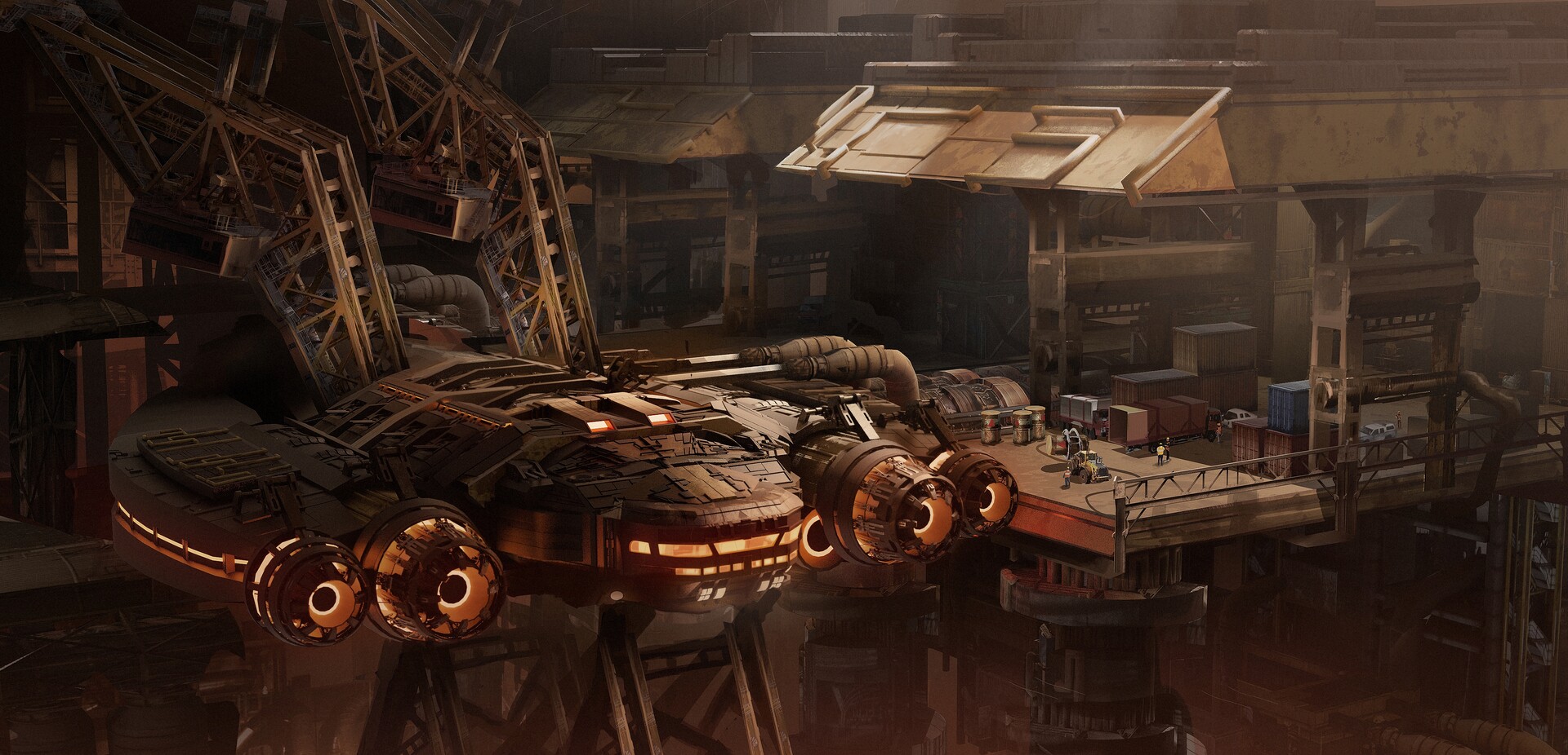 ArtStation - Warship