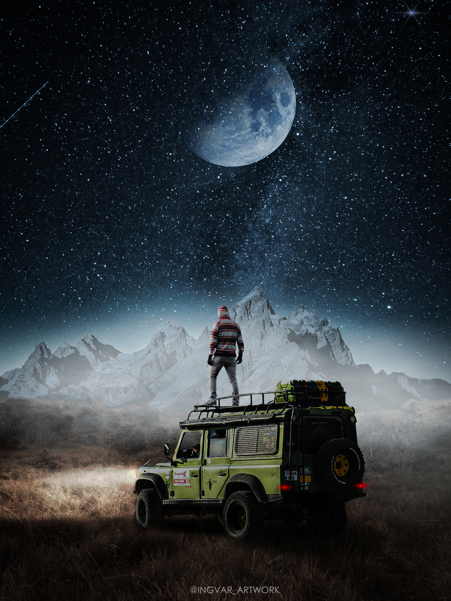 ArtStation - Hikers in the middle of nowhere