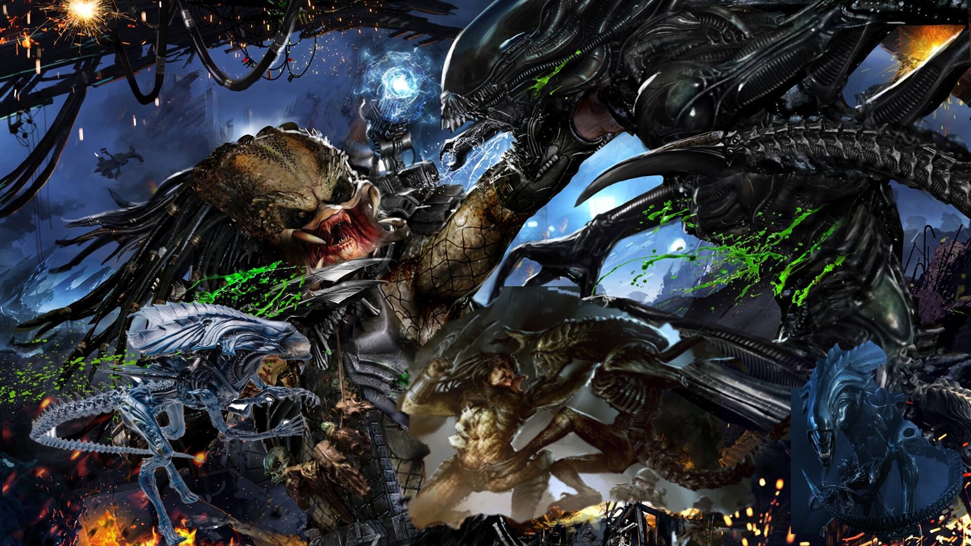 ArtStation - alien vs predator