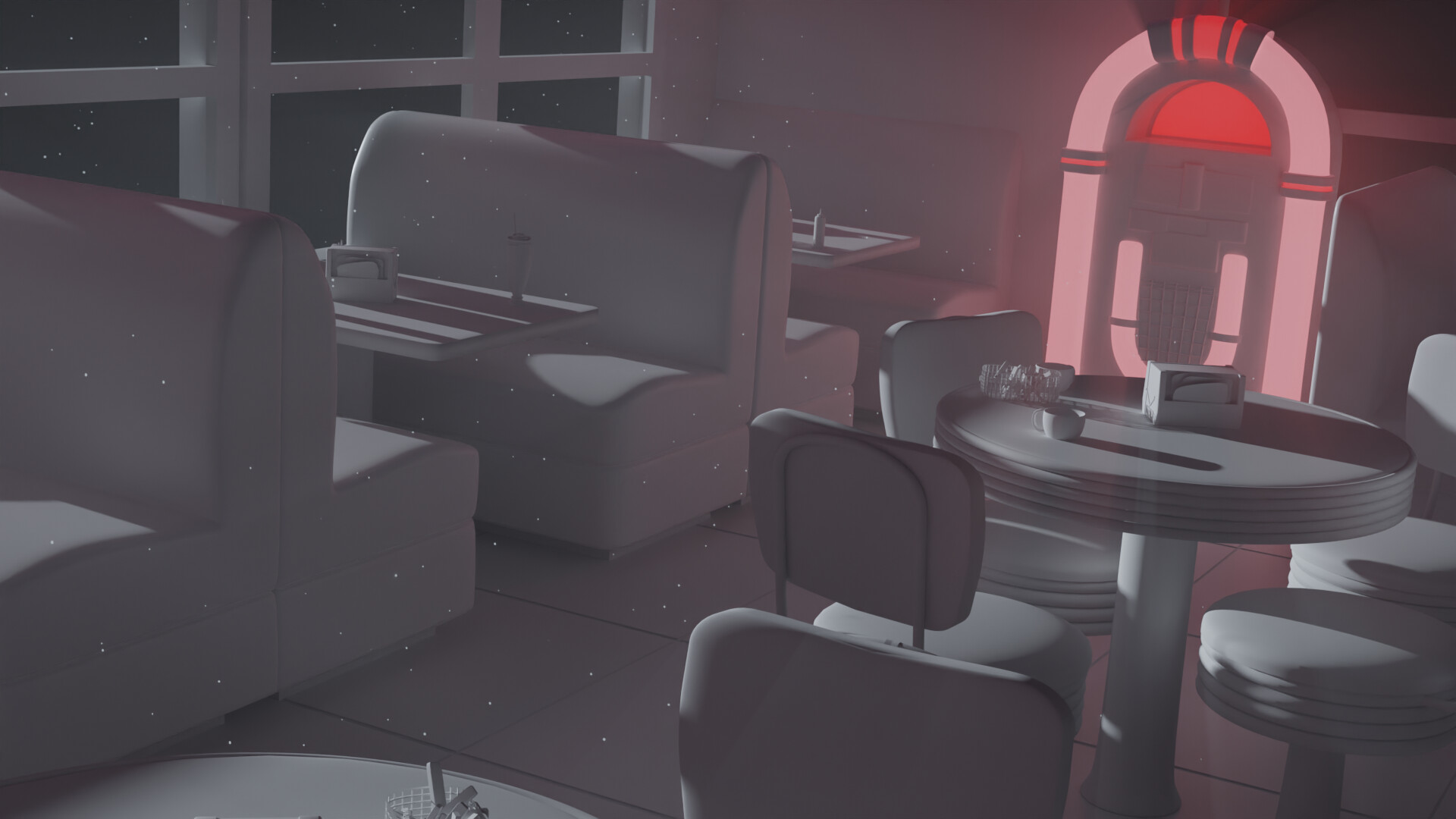 ArtStation - Retro Diner