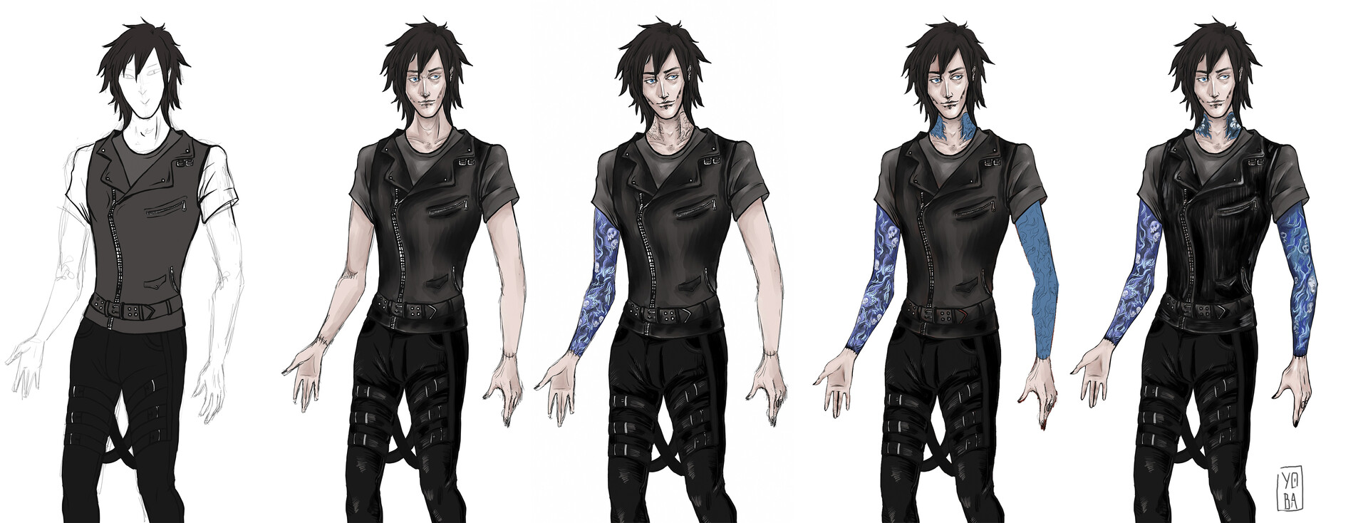 ArtStation - Dabi au (processing)