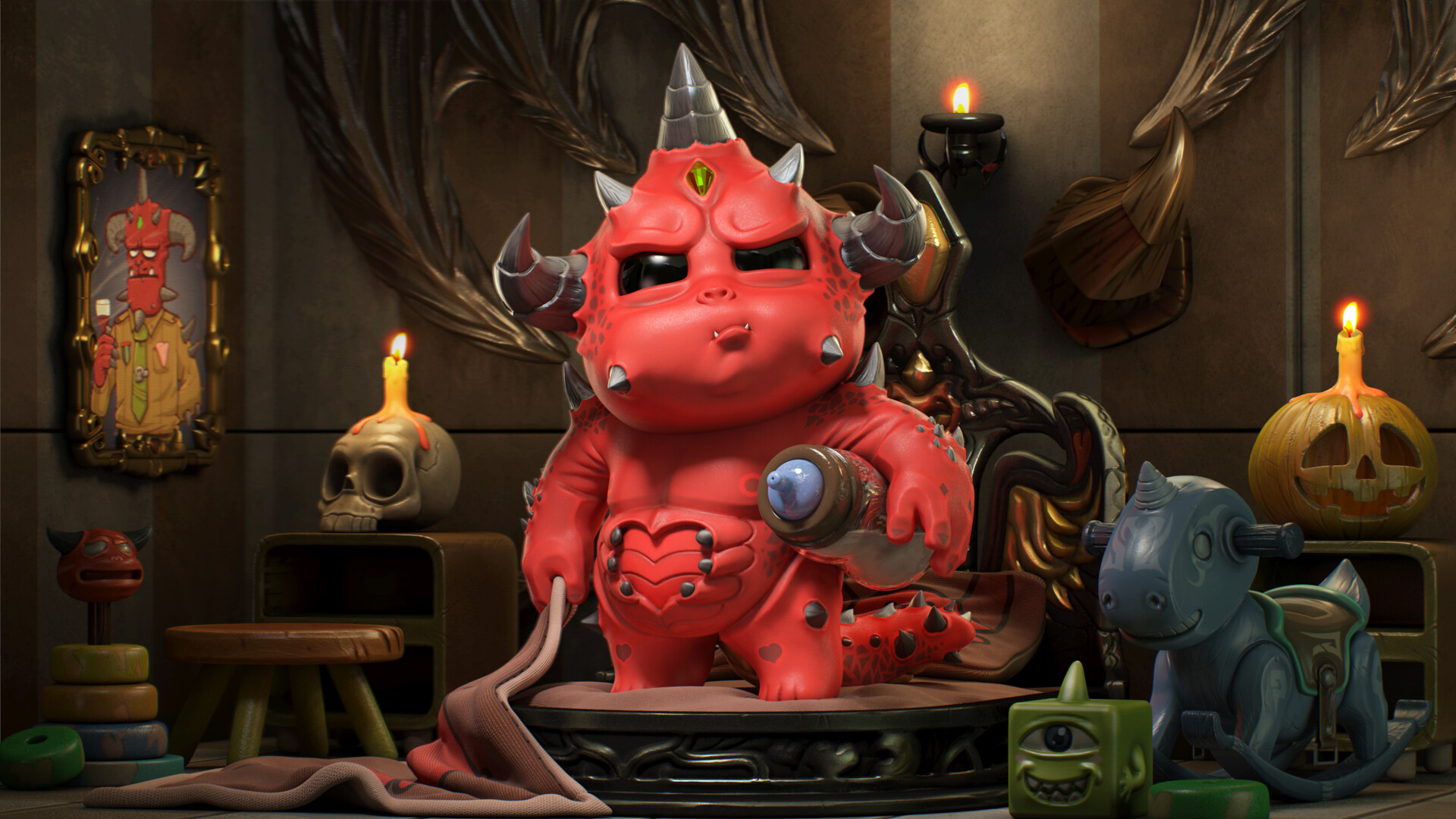 ArtStation - Baby Diablo