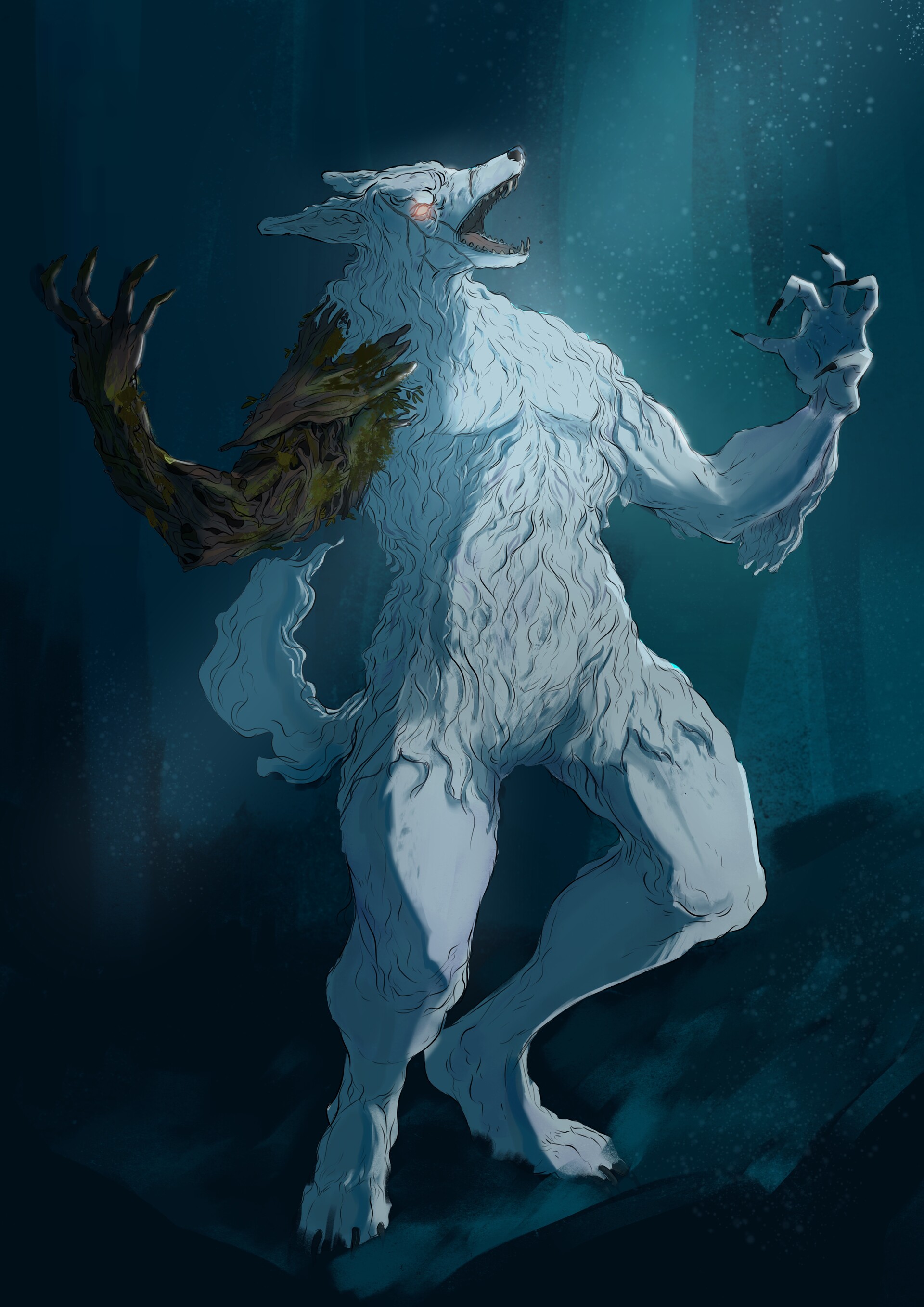 ArtStation - Werewolf commission