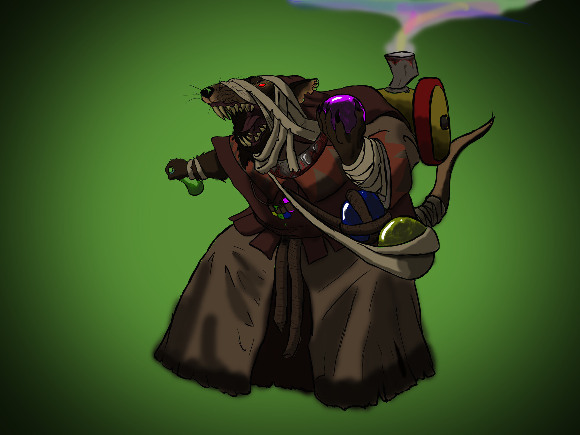 ArtStation - Ambaradan, Ratfolk Alchemist!