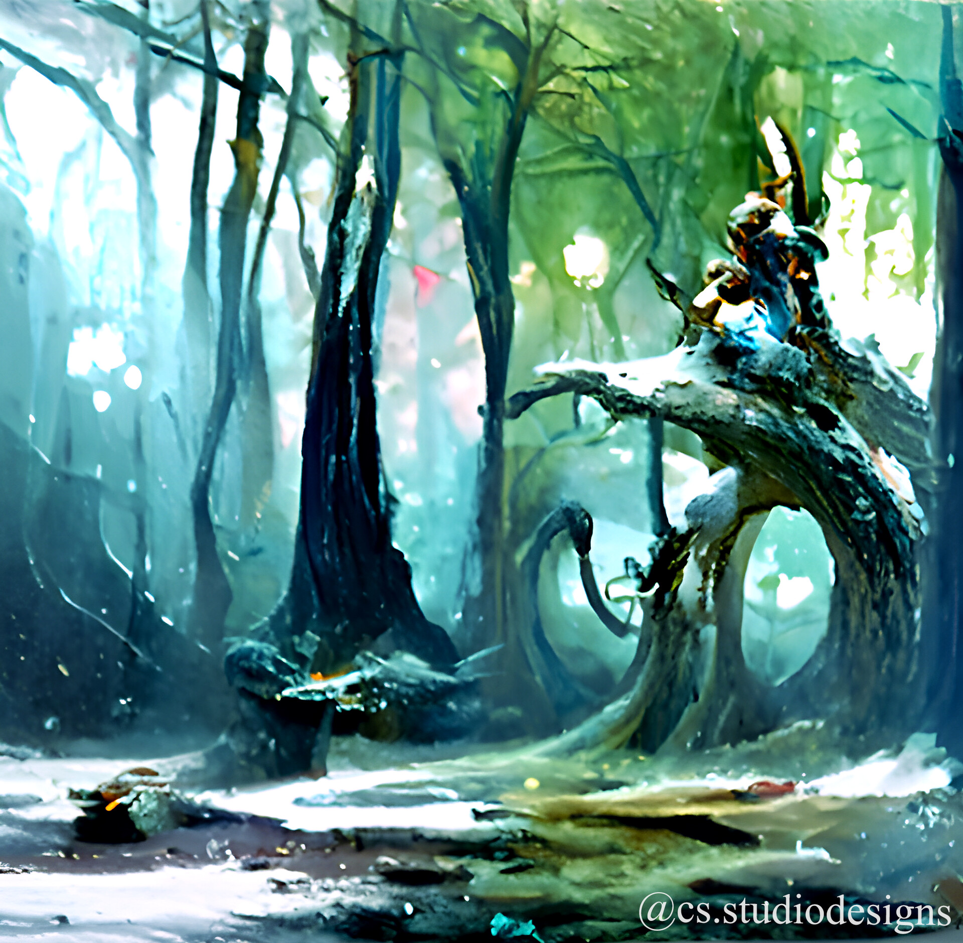 ArtStation - Deadwood Forest Concept Art