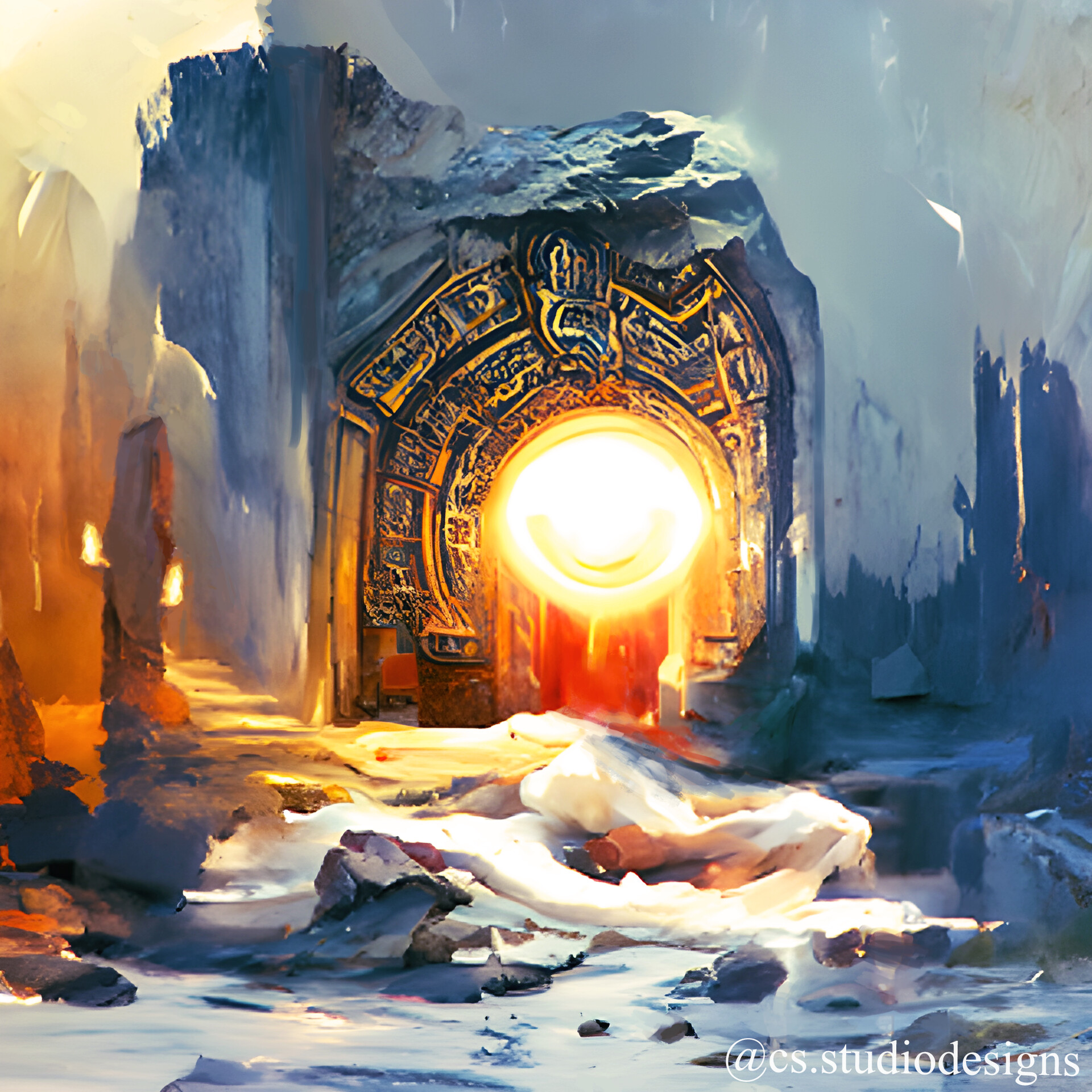 ArtStation - Norse Portal Concept Art