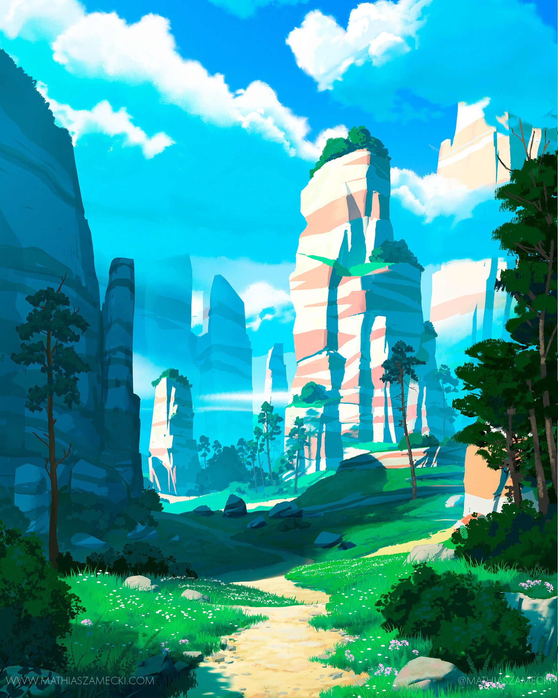 ArtStation - Blue & Green #1