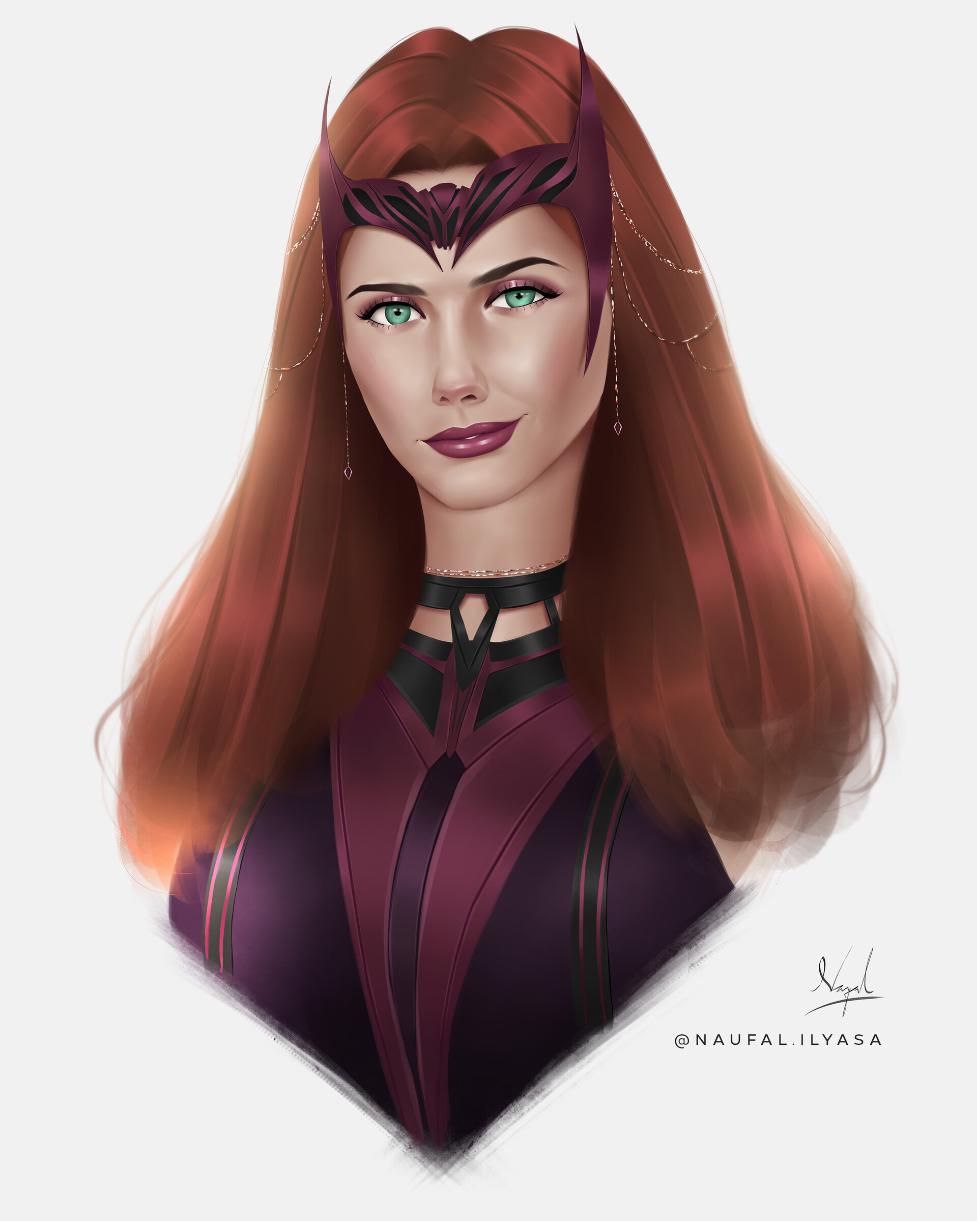 ArtStation - Scarlet Witch Elizabeth Olsen