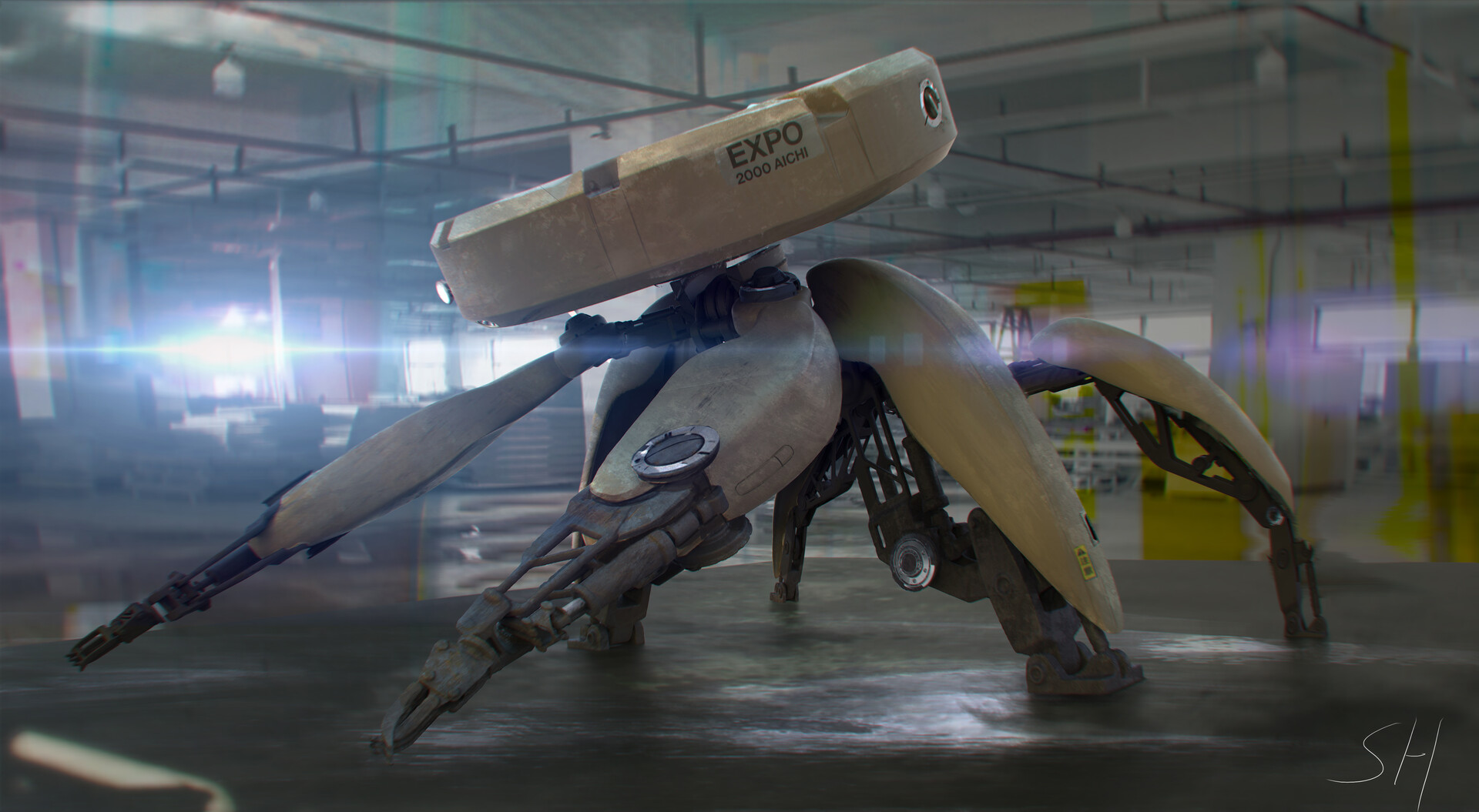 ArtStation - mech warrior