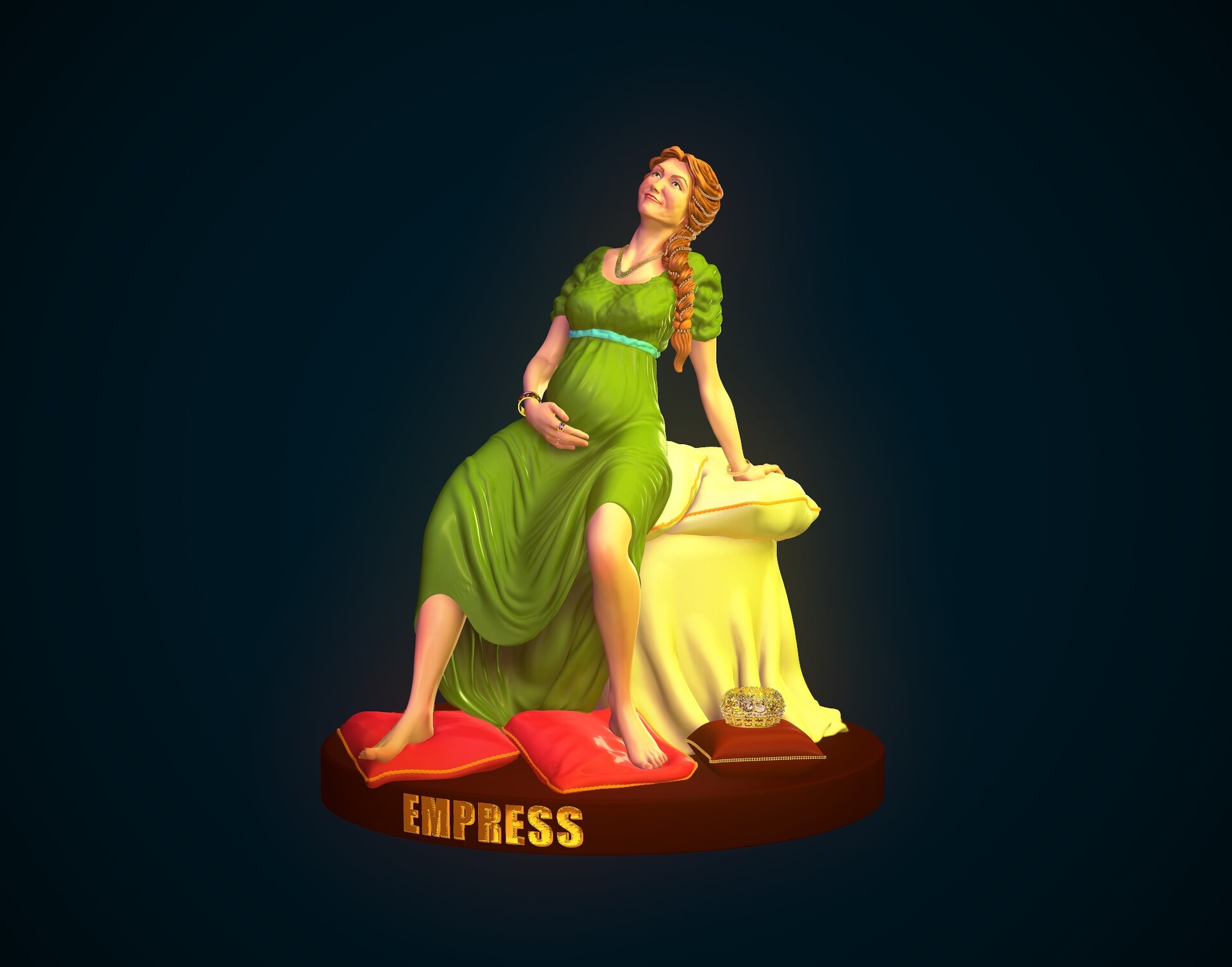 Victoria Kabanova - EMPRESS 3D model