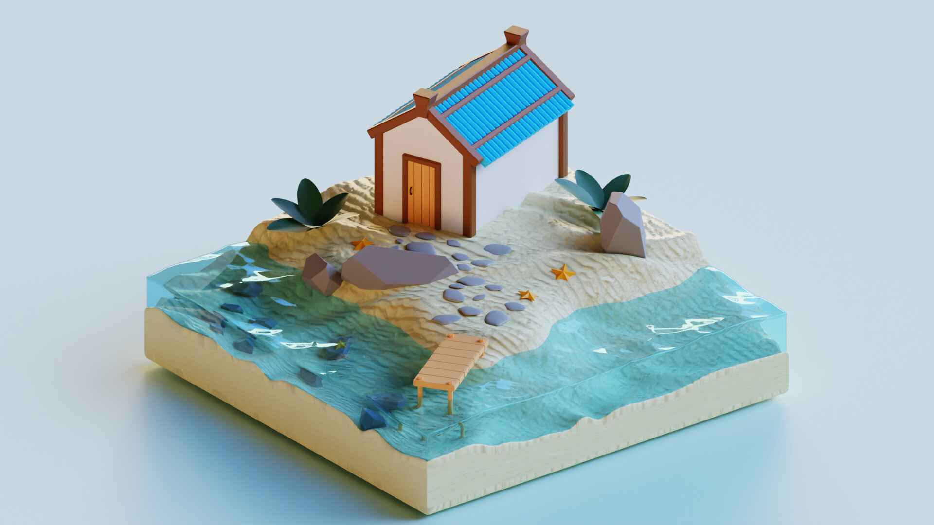 ArtStation - My first work in Blender.